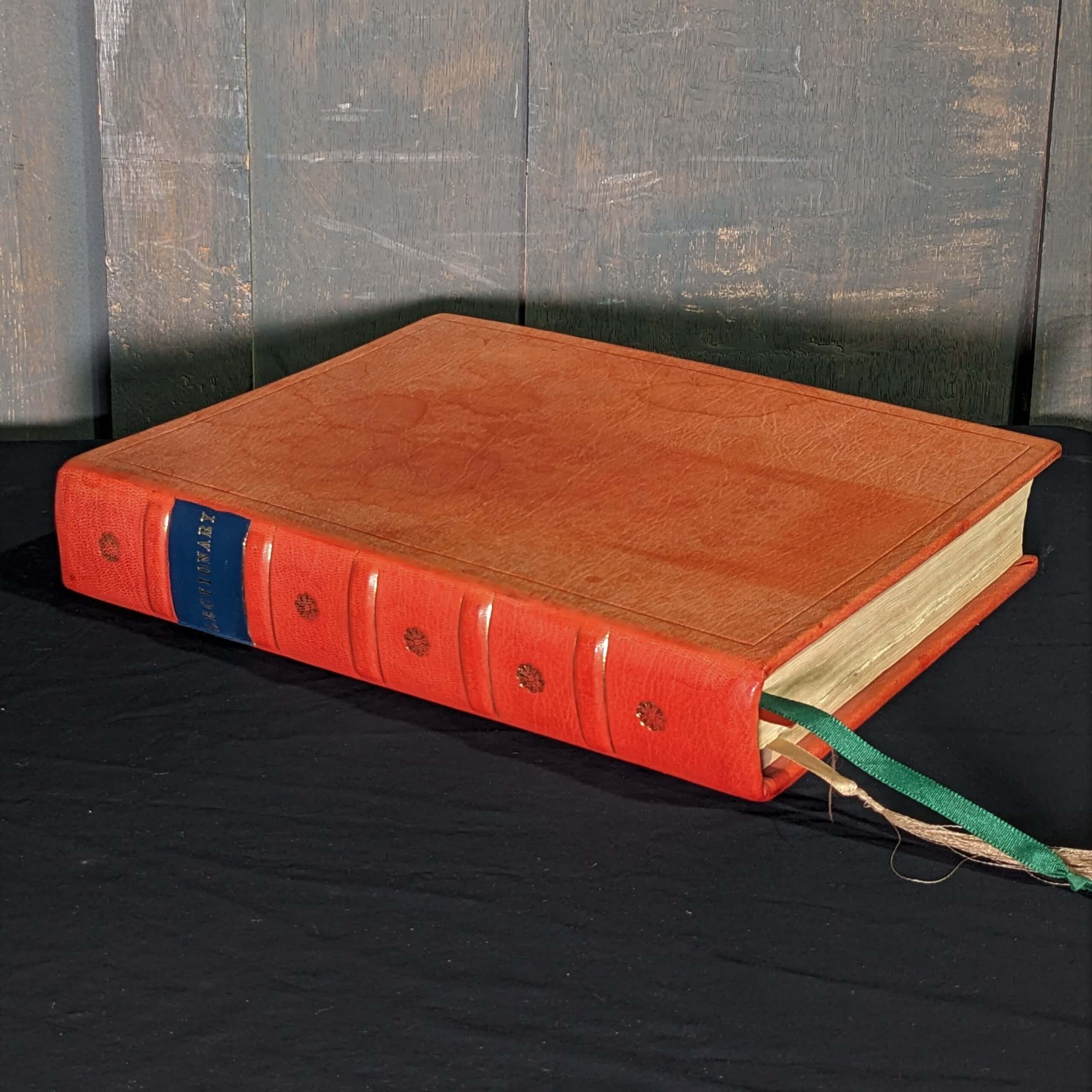 1969 Red Mid Century Leatherbound Hardback Geoffrey Chapman Quality ...