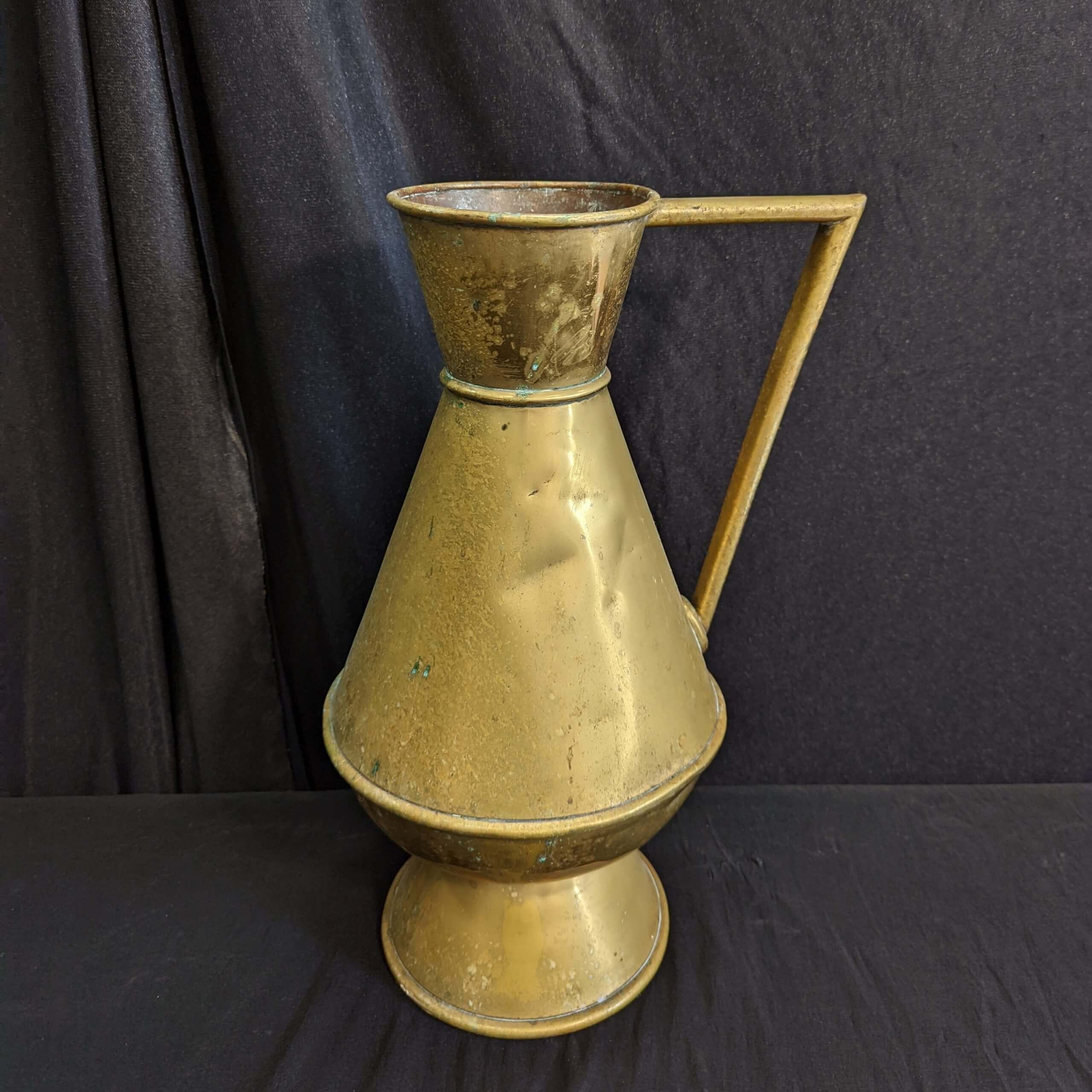 Antique Brass Church Baptismal Ewer Jug by Pratt & Sons (SOLD ...