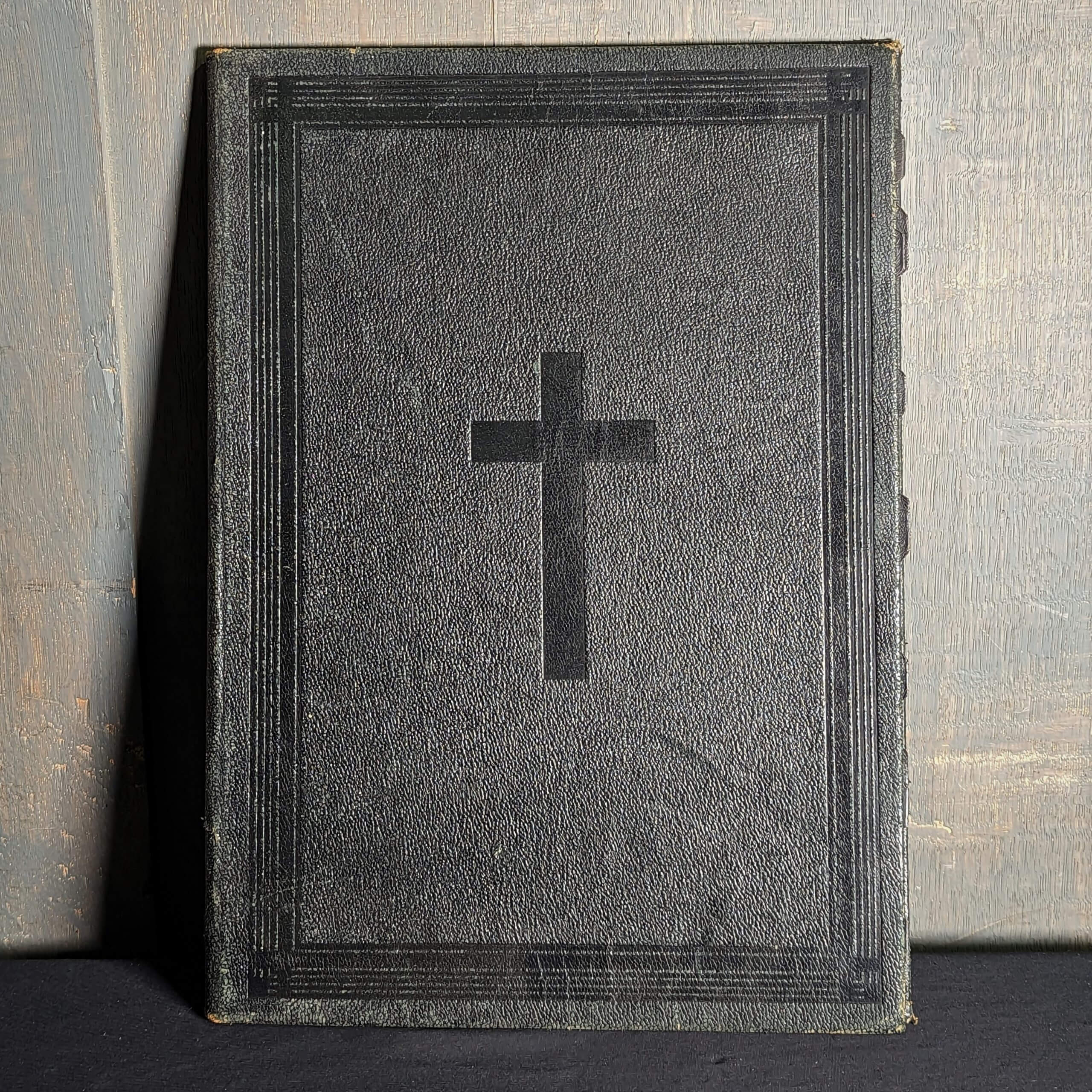 Antique 'Missae Defunctorum' Black Hardback Book with Intricate Prints ...