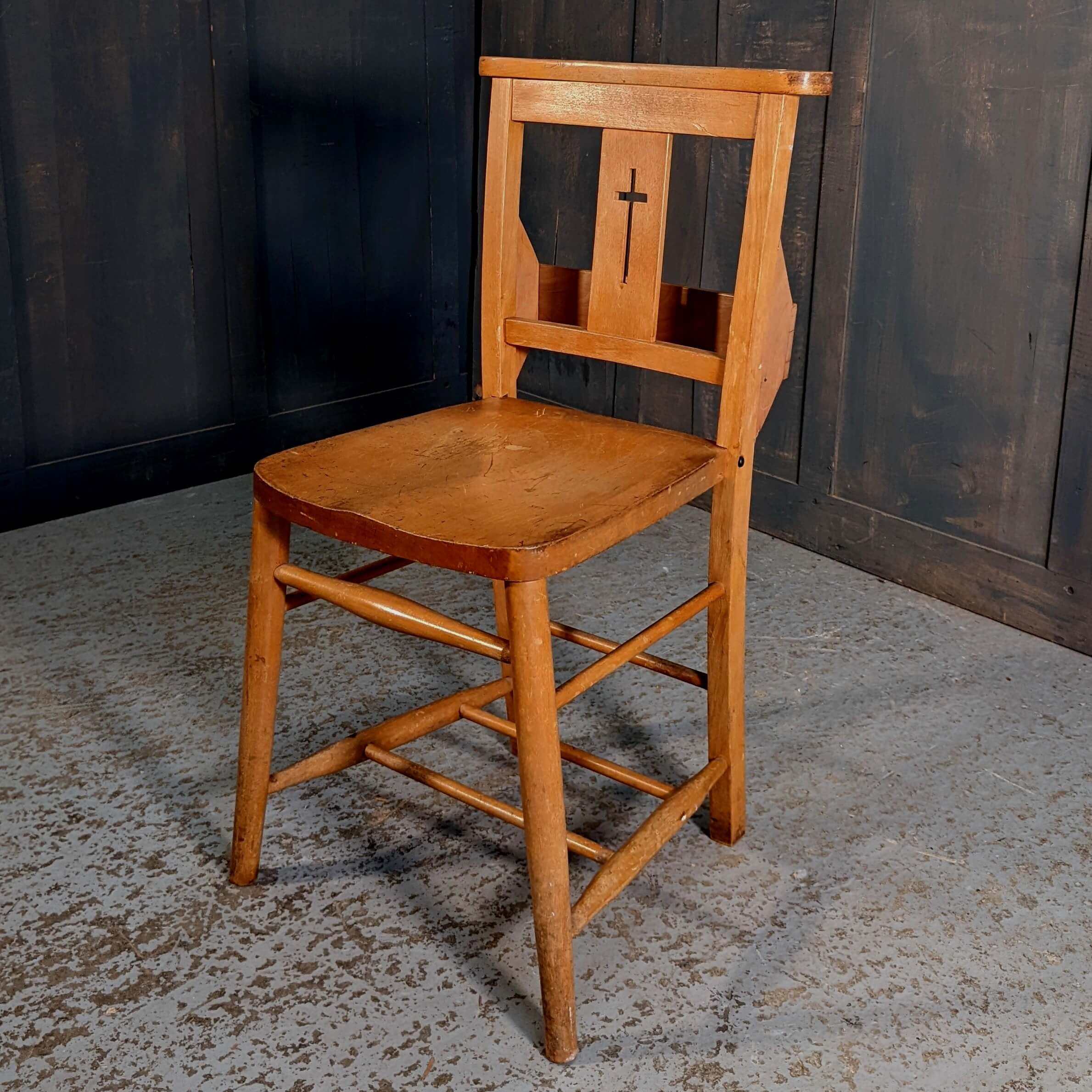 Classic 1960's Vintage Crossback Church Chapel Chairs from Rudgewick ...