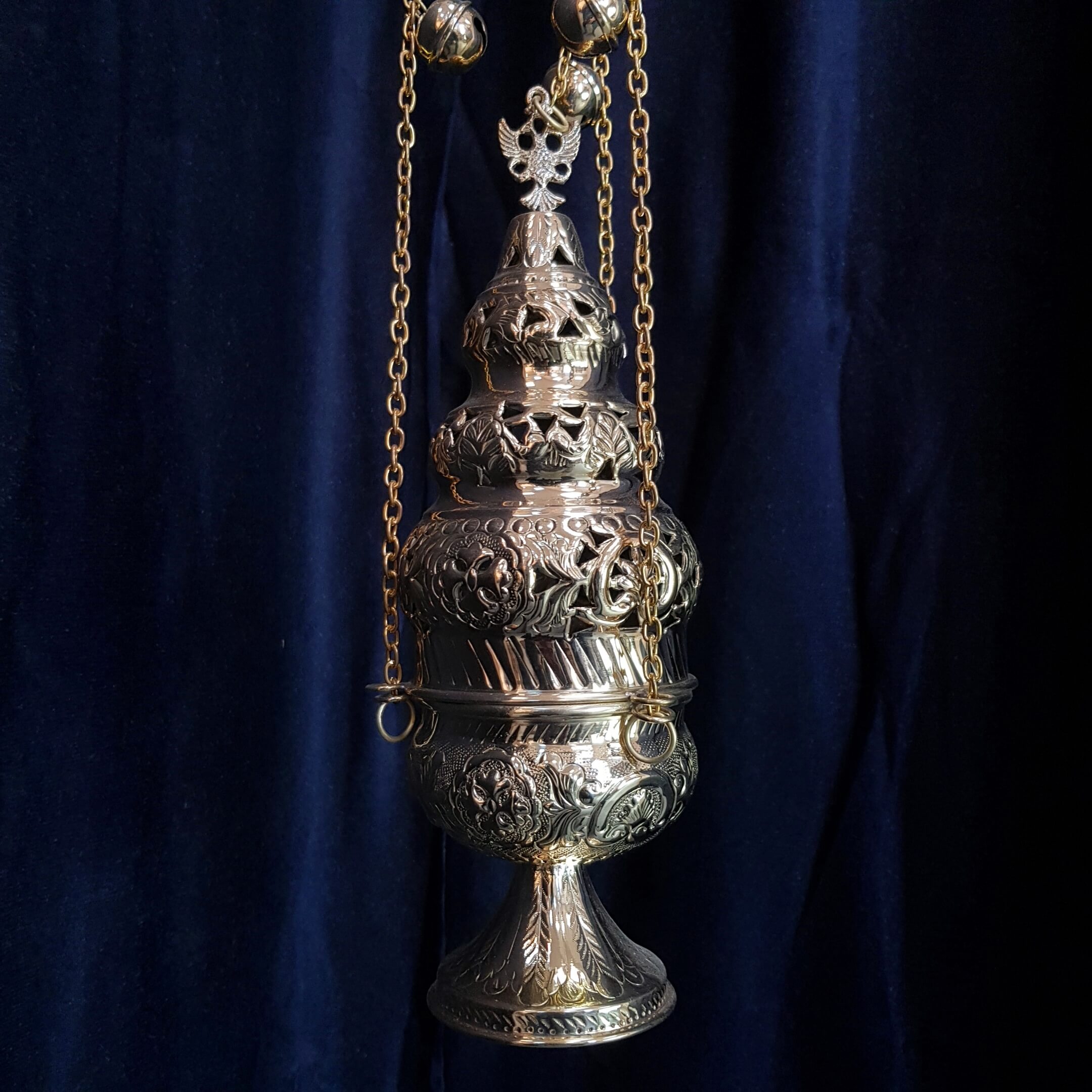 Classic Orthodox Style Thurible Censer Incense Burner With Bells (SOLD ...
