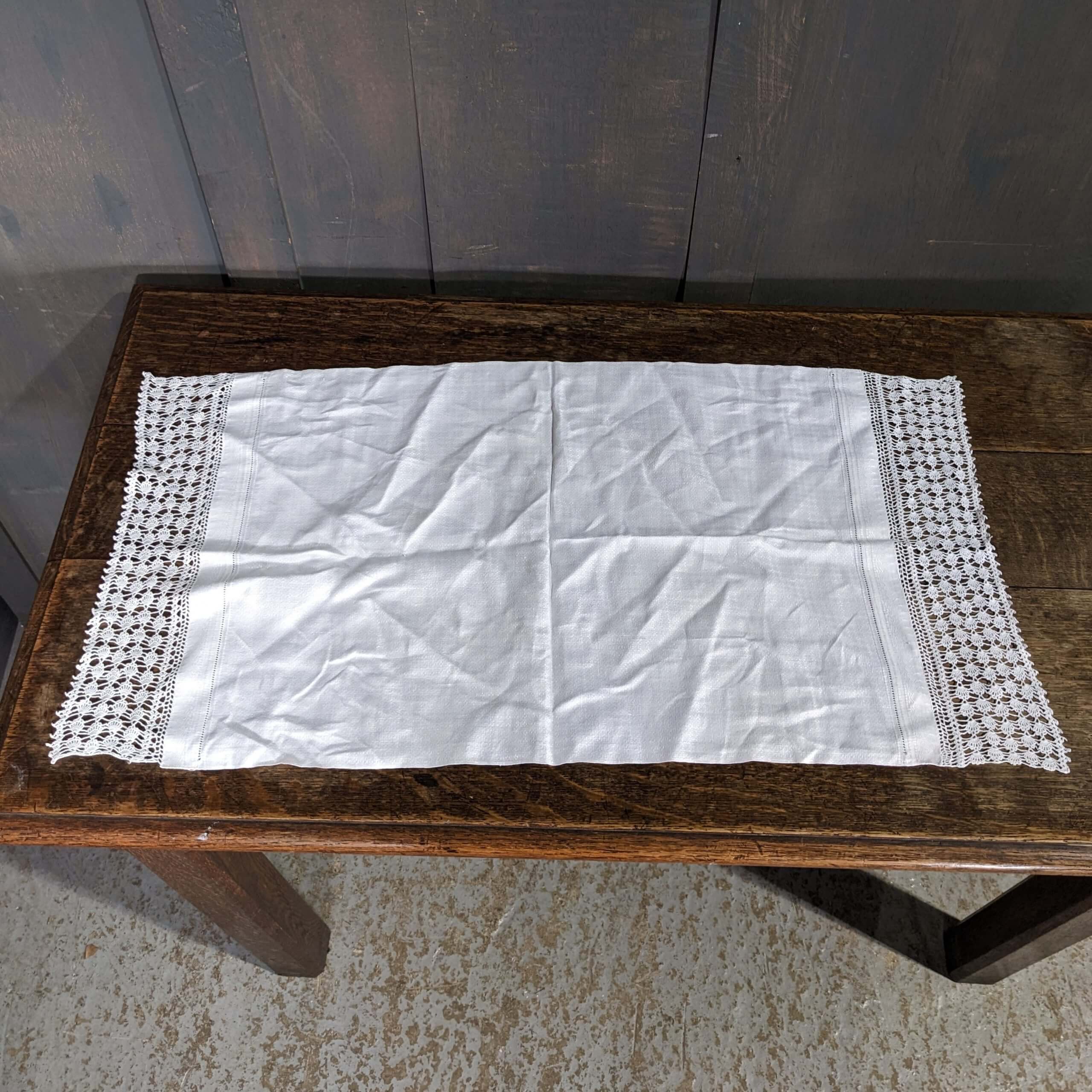 Credence Table Embroidered Quality Cloth Covering with Large Fringing ...