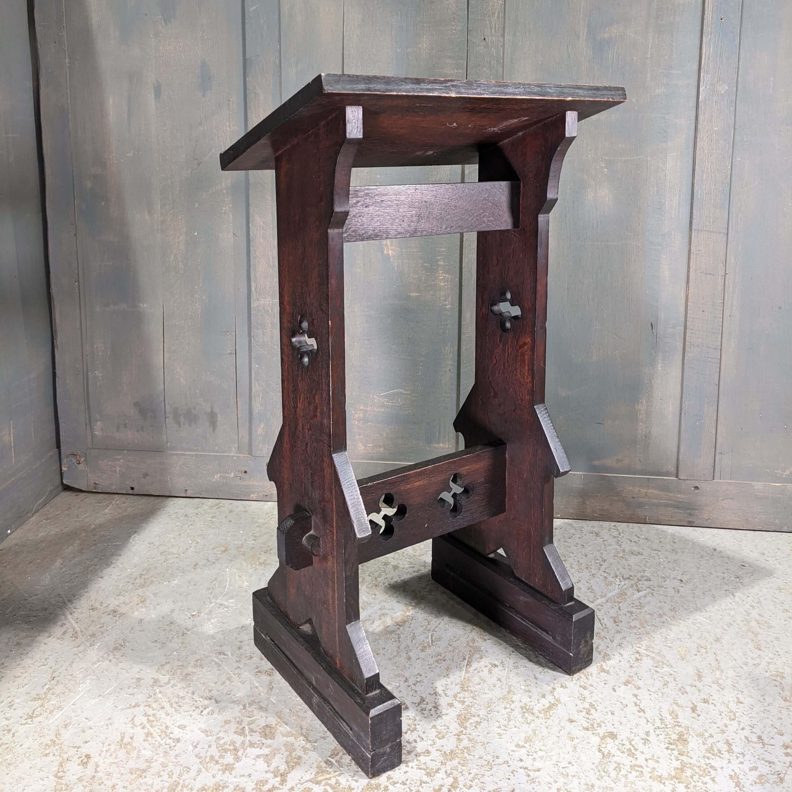 Dark Oak Victorian Prie Dieu Prayer Desk from St George's Preston (SOLD ...