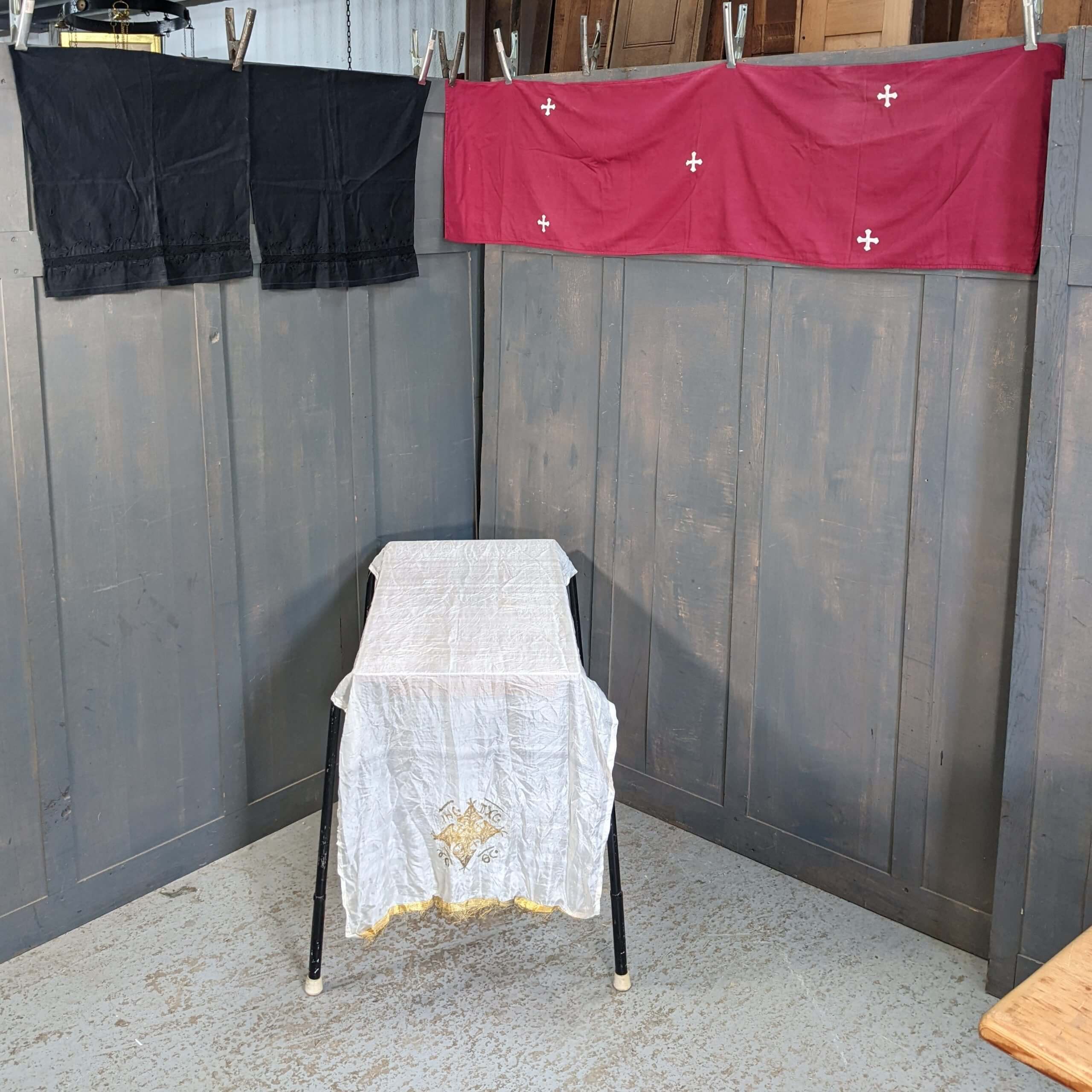 Four Different Coloured Church Coverings Cloths Frontals JOB LOT ...