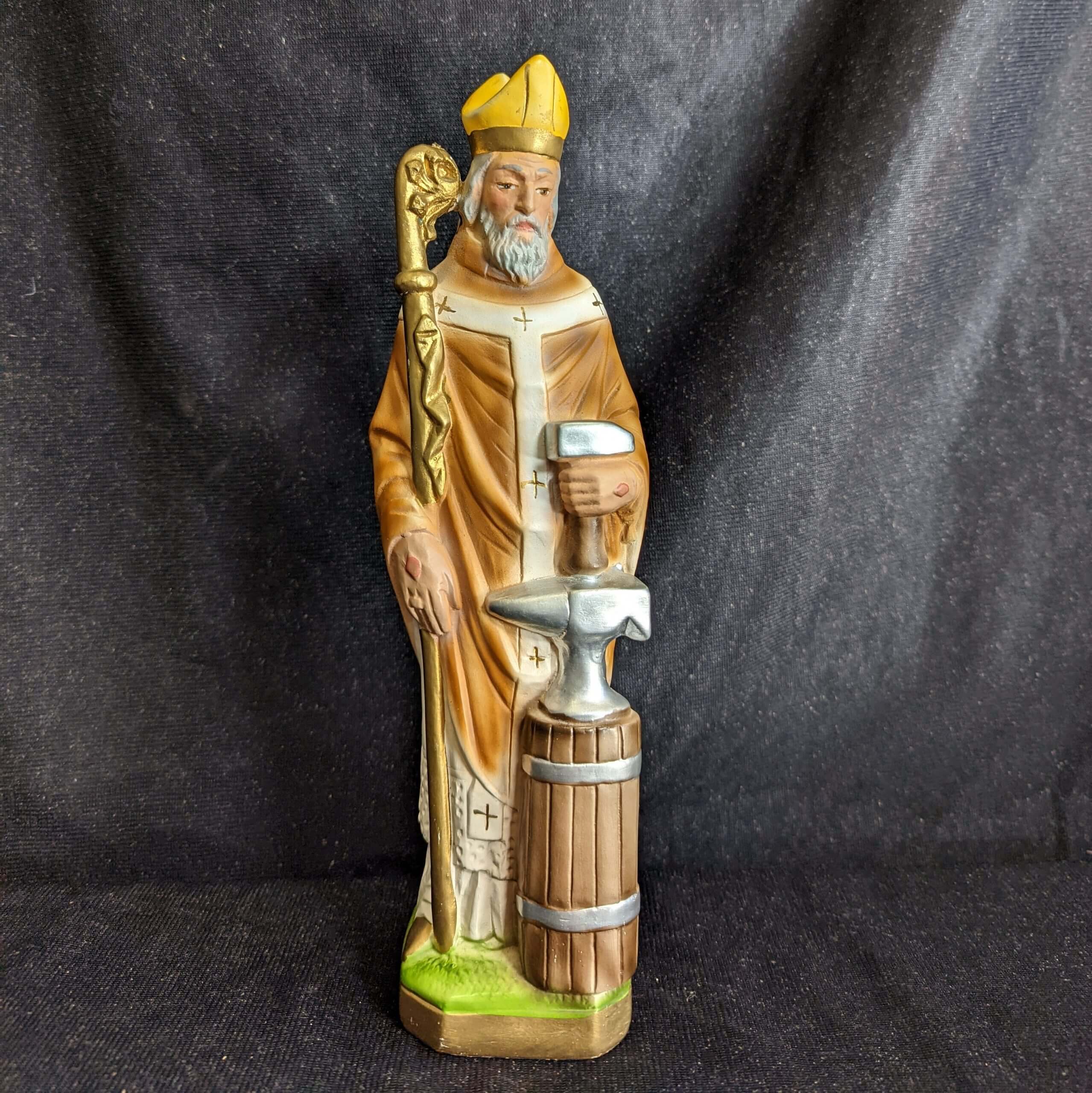 French Vintage Handpainted Religious Statue of St Eligius (SOLD ...