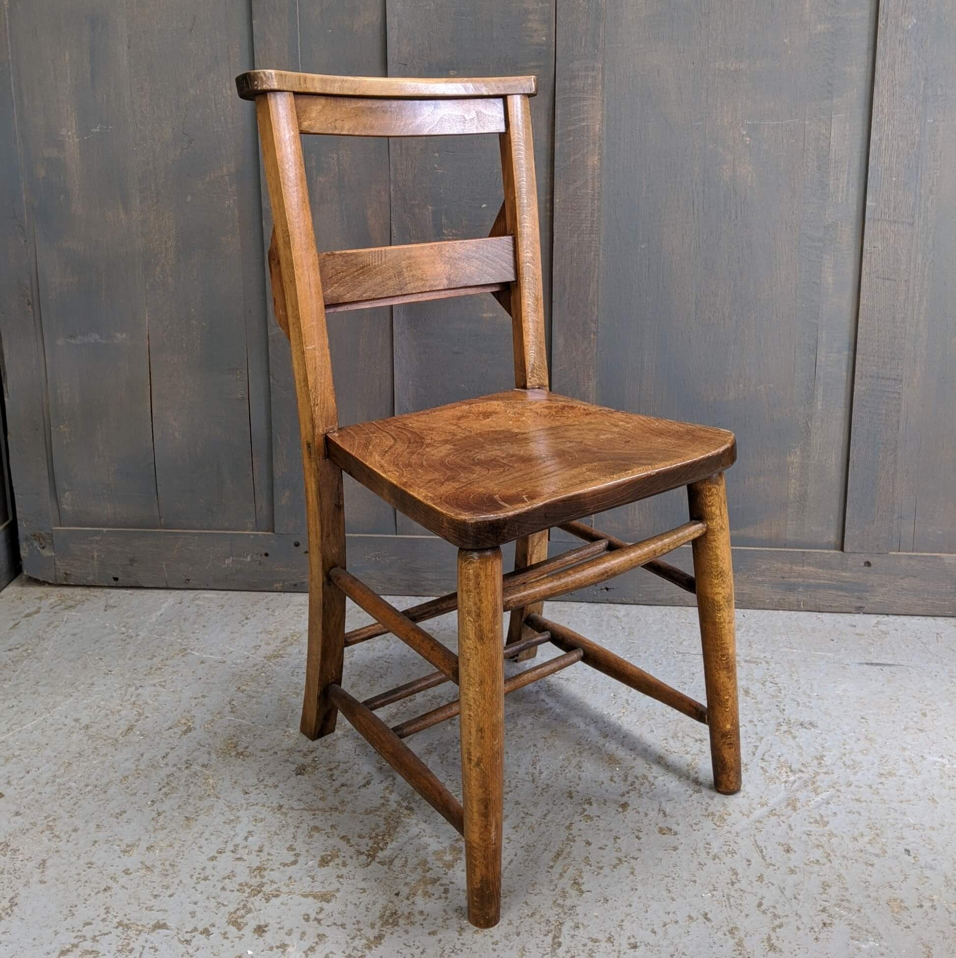 Gillingham Classic Elm & Beech Church Chapel Chairs (SOLD) - Antique ...