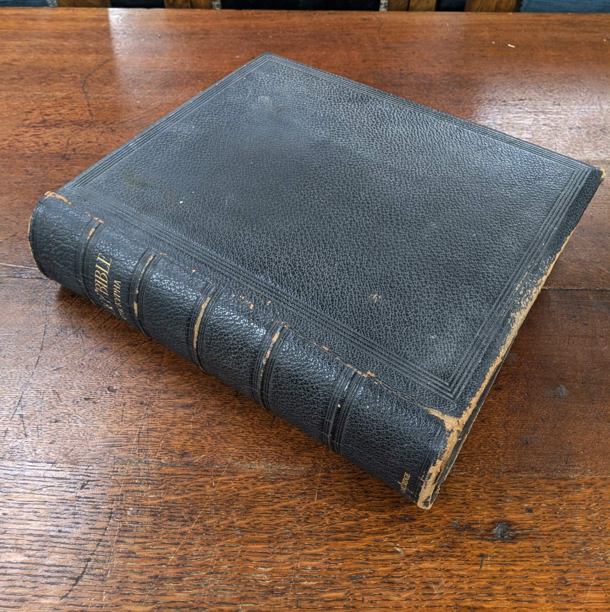 Leather Bound Large Church Lectern Holy Bible Circa 1920 (SOLD ...