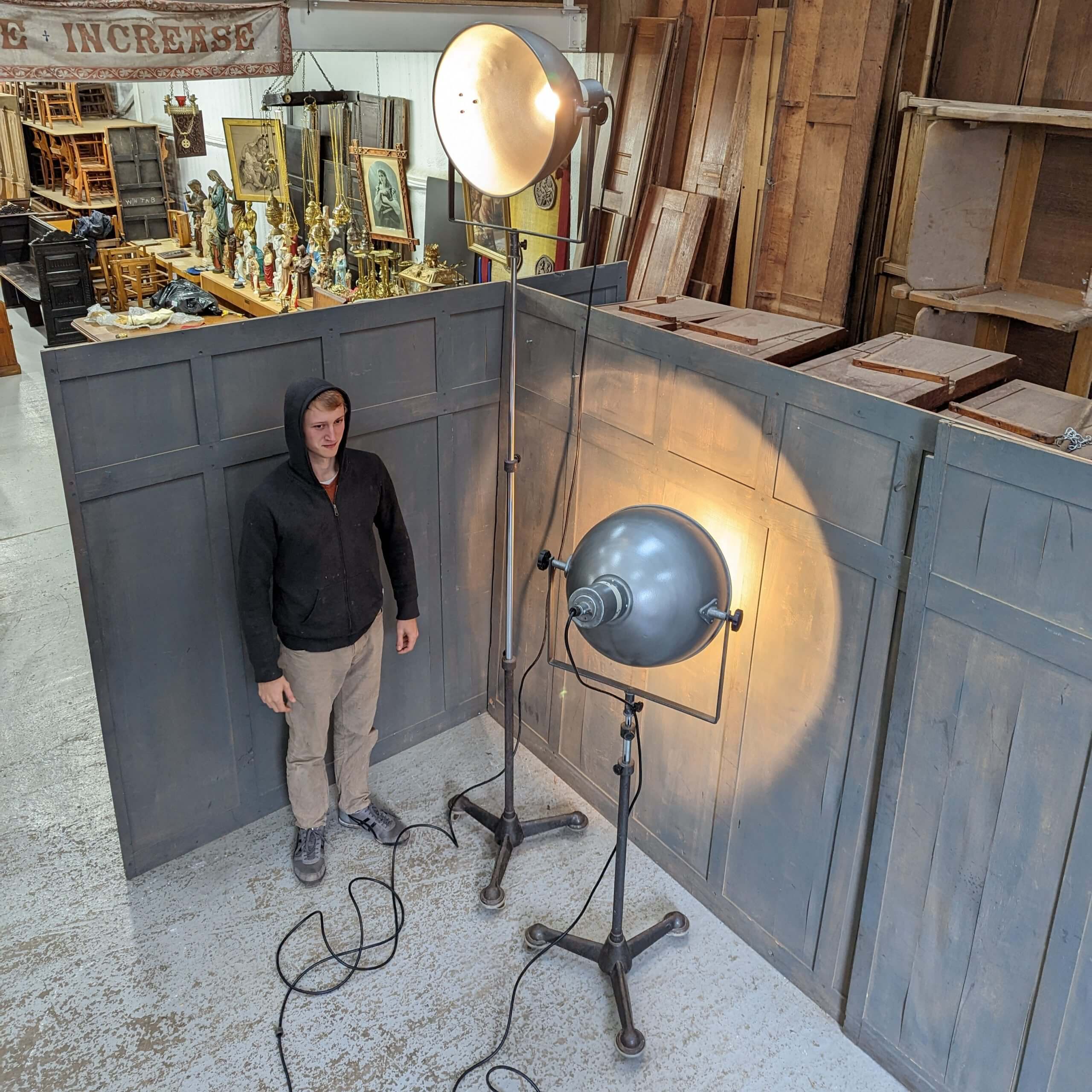 Original 1950's Stage Lights from London's Old Strand Theatre (SOLD ...