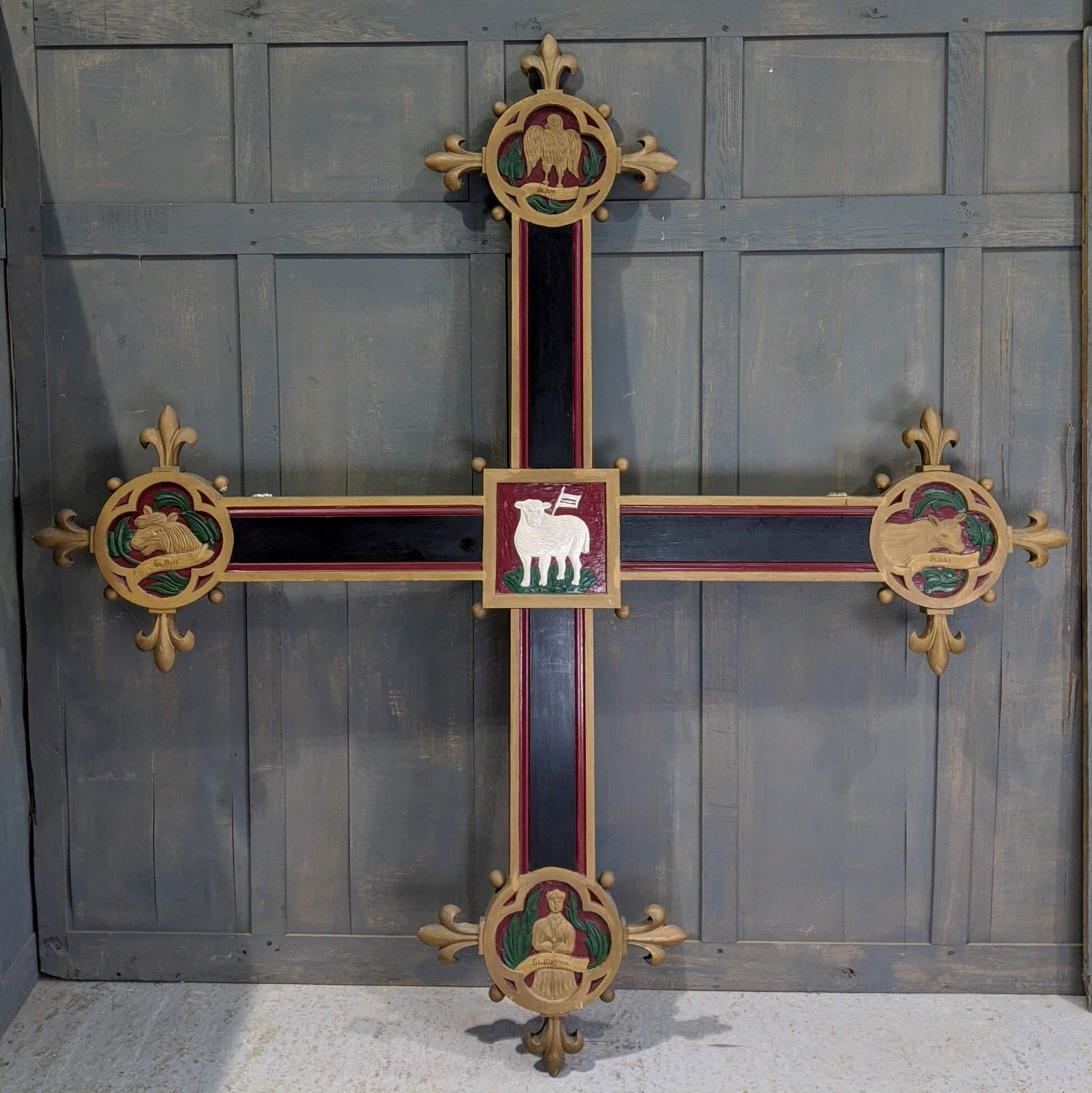 Original Decorative Rood Cross from St Stephen the Martyr, Hull (SOLD ...