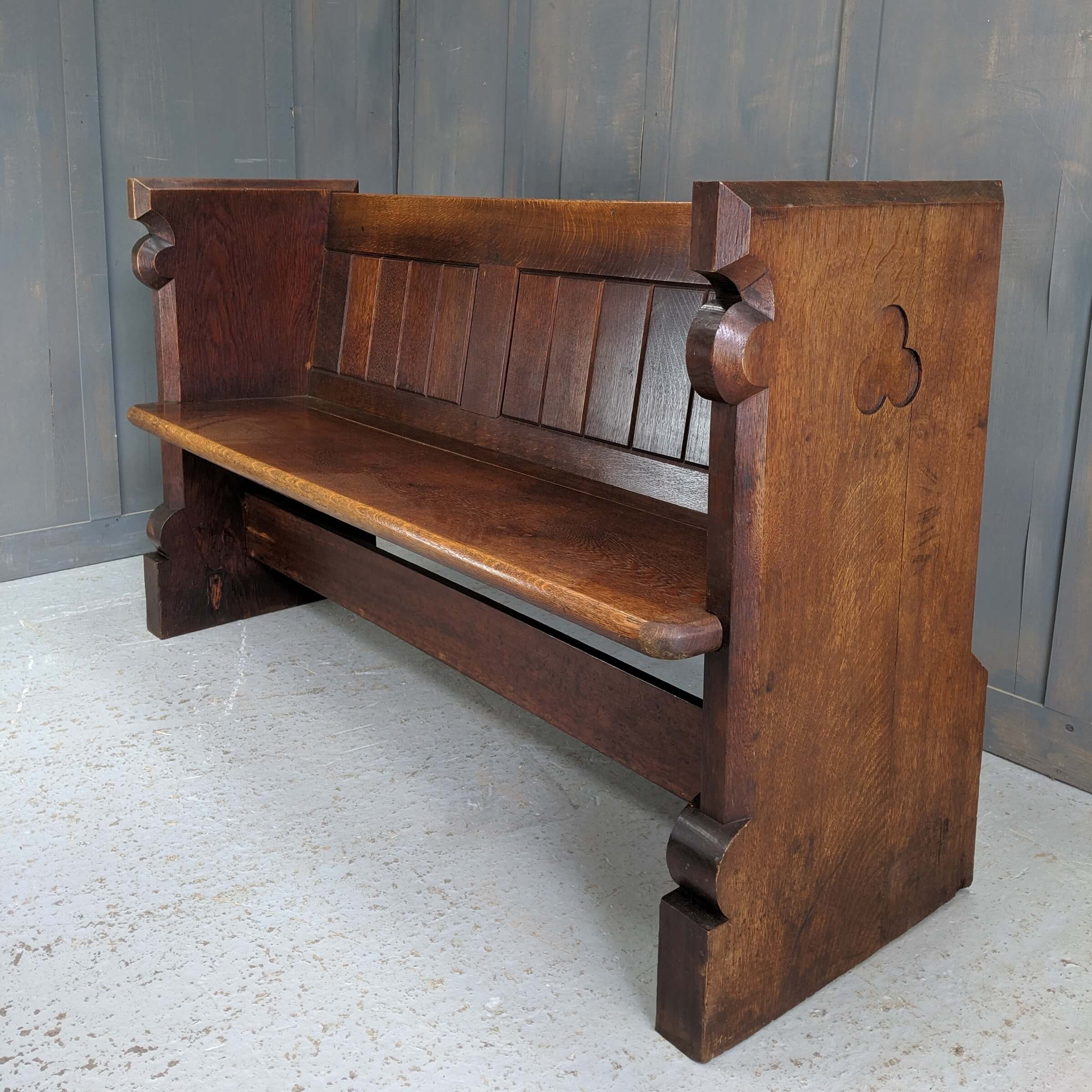 Our Lady & St Anne, Caversham Oak Monumental Sanctuary Pew (SOLD ...