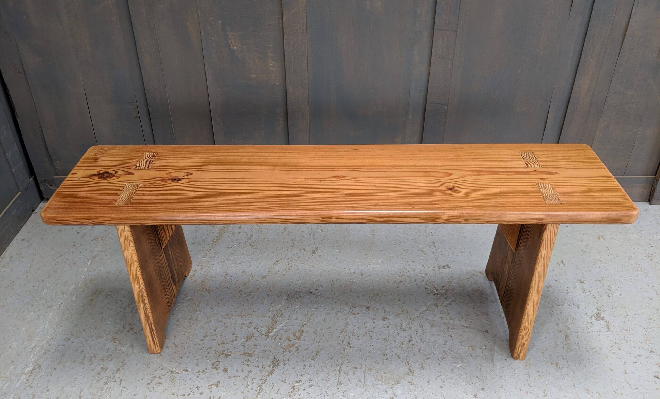 Pitch Pine Bench Made To Measure - Antique Church Furnishings