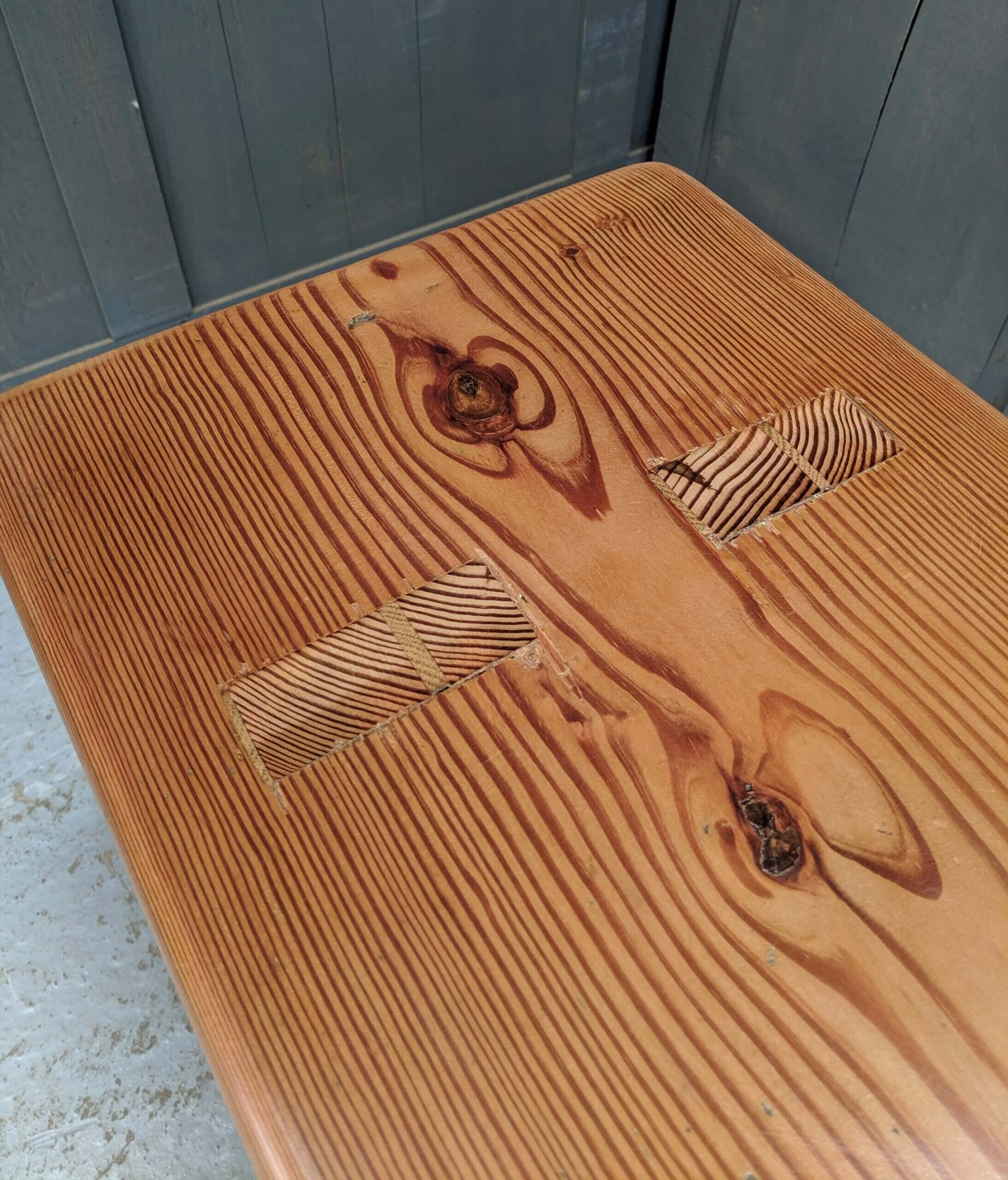 Pitch Pine Bench Made To Measure - Antique Church Furnishings