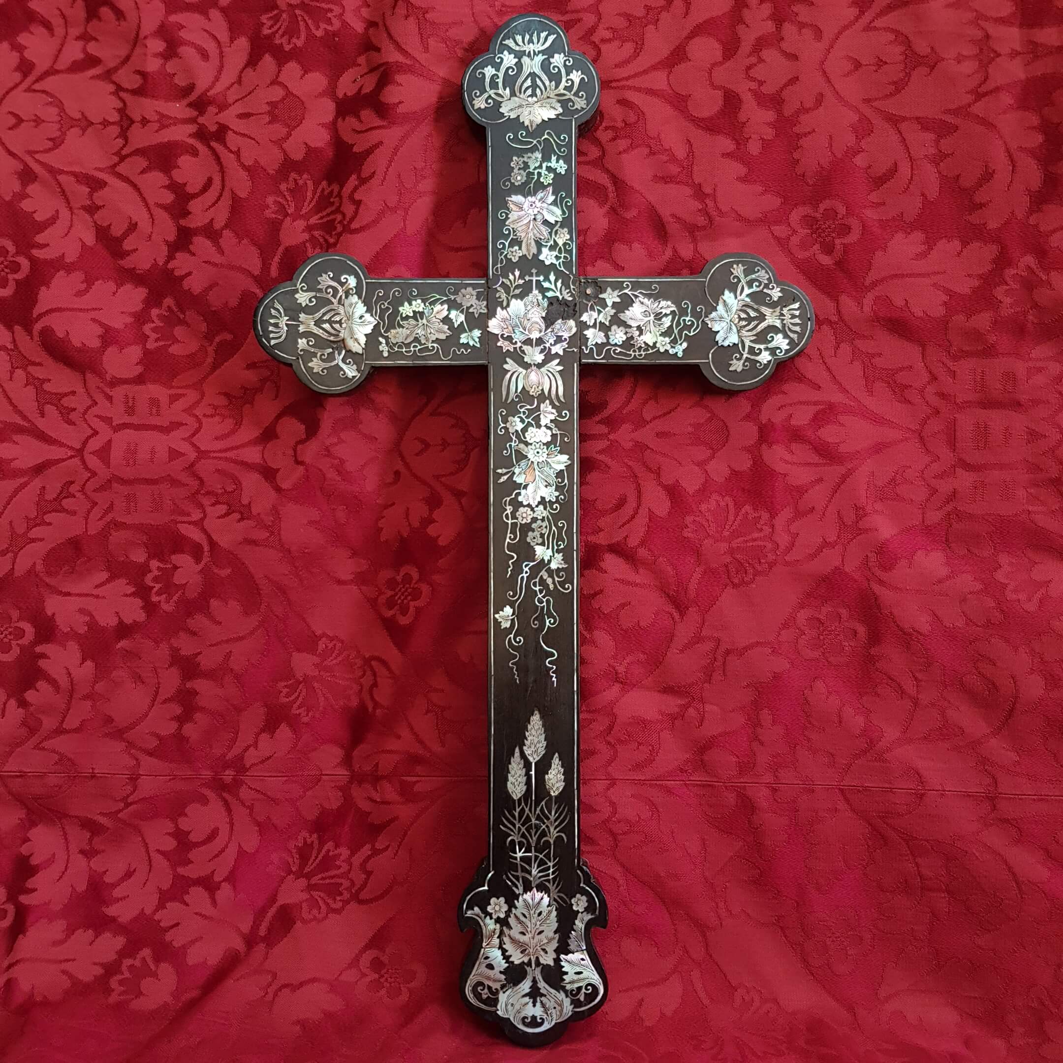 Rare Antique Macau Apostle Chinese Cross (SOLD) - Antique Church ...