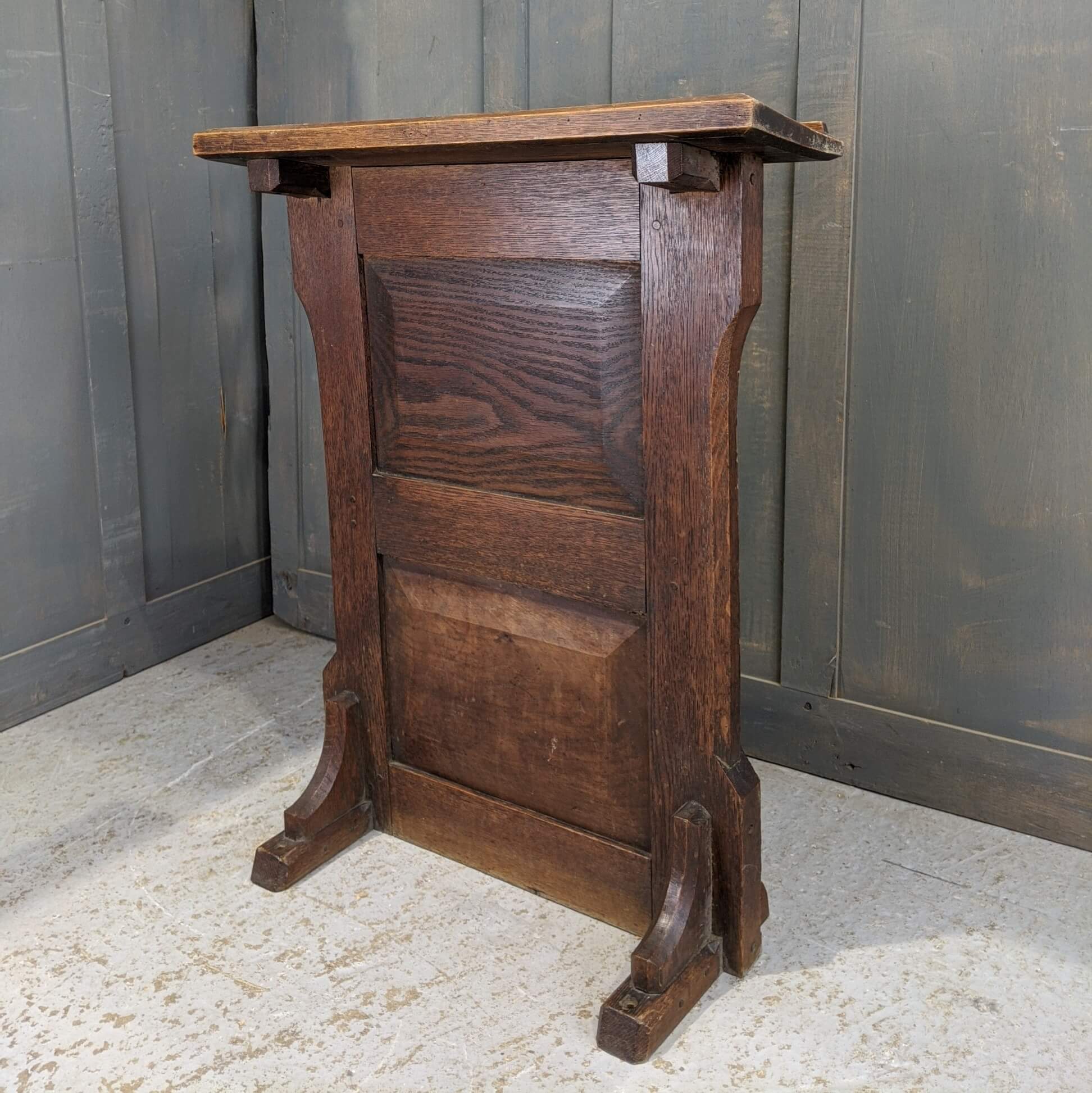 Smaller Size Antique Oak Ambo Reading Desk (SOLD) - Antique Church ...