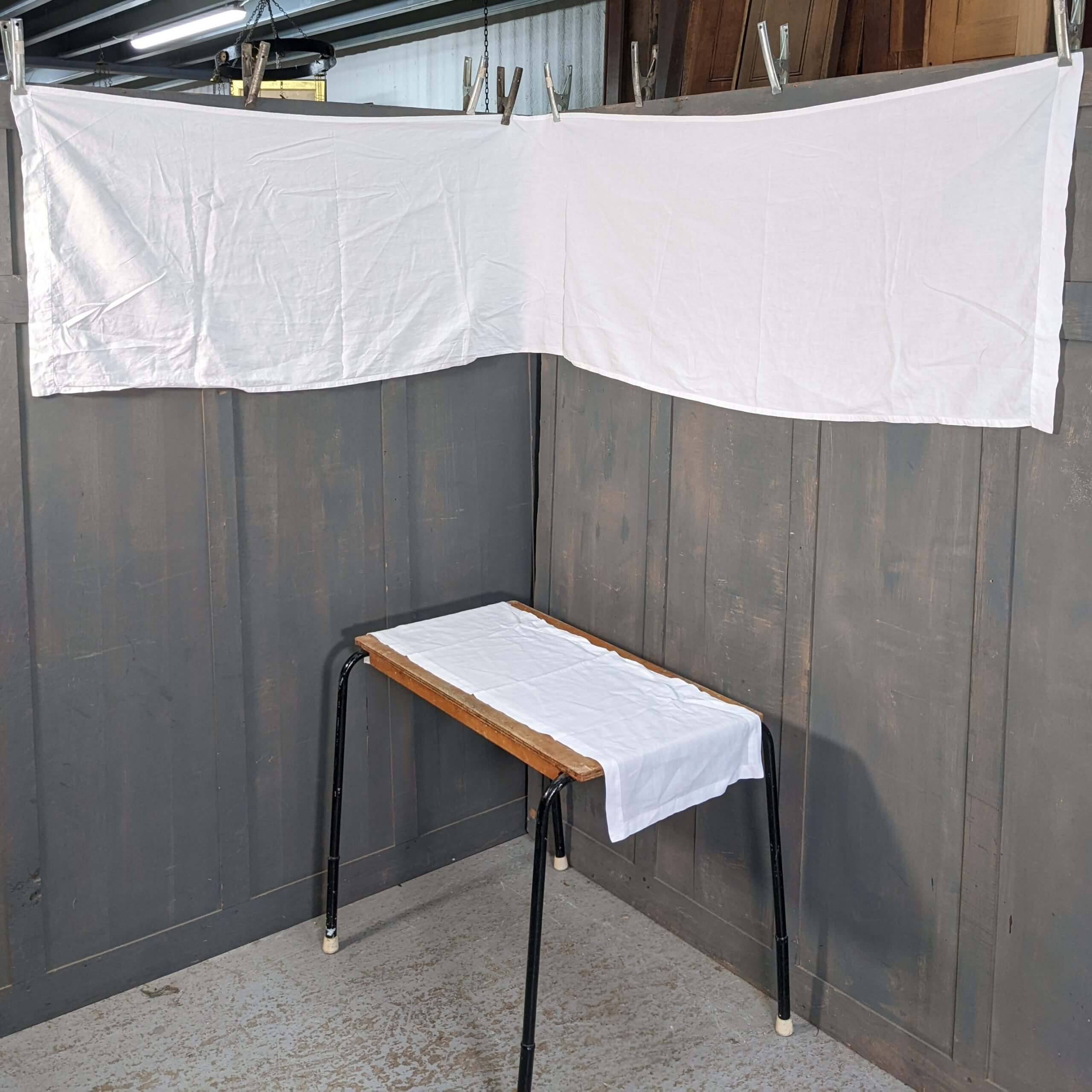 Two White Plain Altar/Communion Table Cotton Cloths (SOLD) - Antique ...