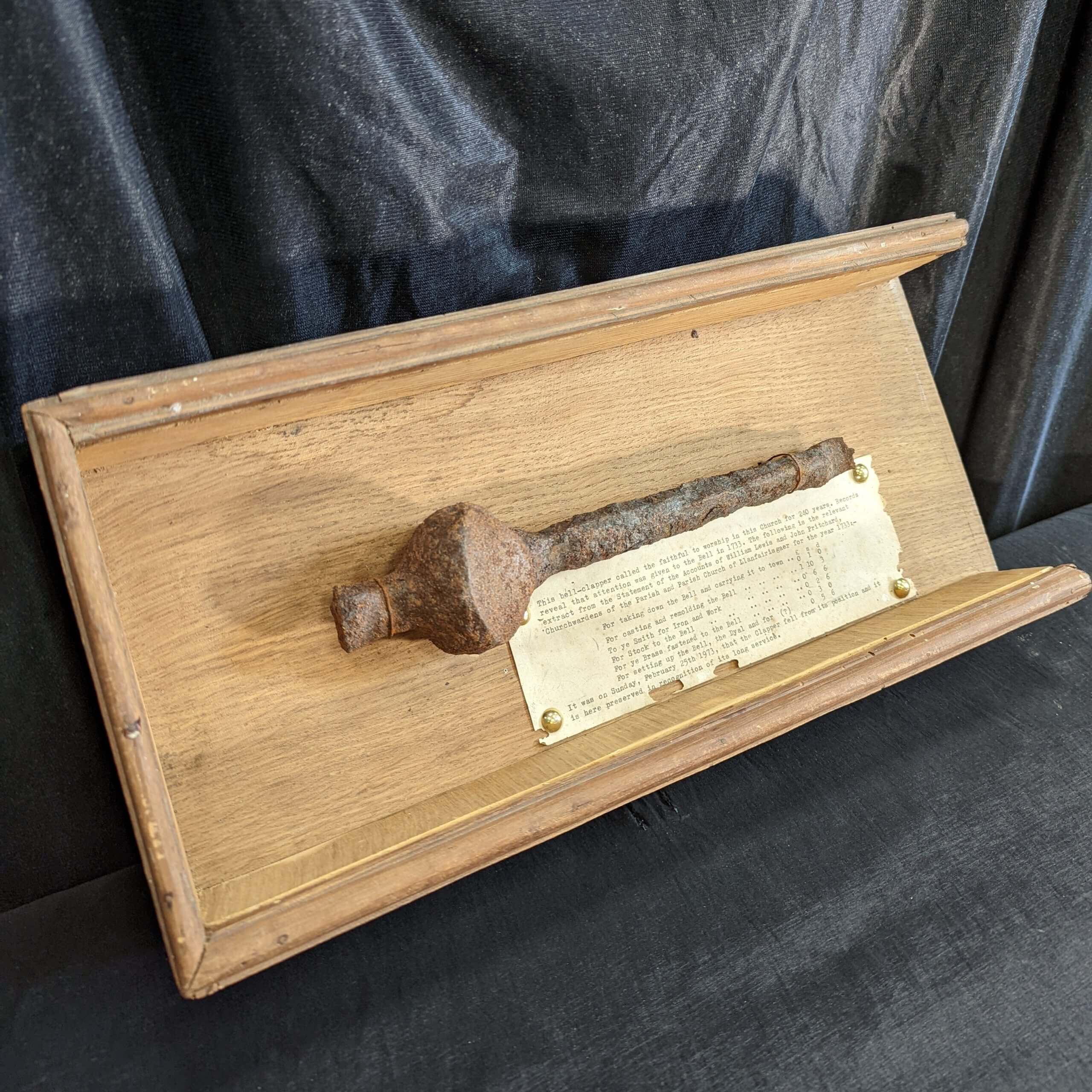 Unusual North Wales 1733 Bell Clapper Souvenir from Llanfairisgaer ...