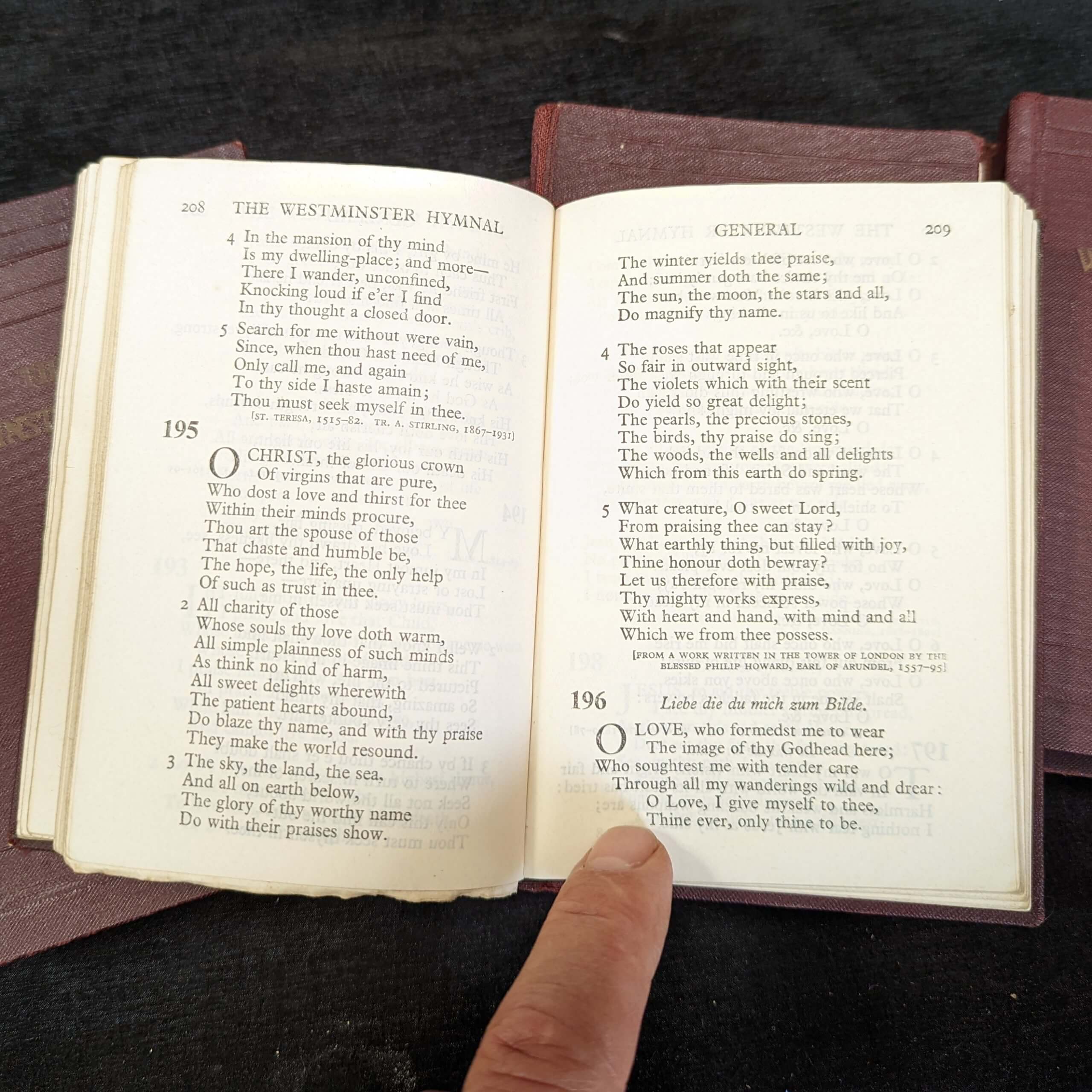 Vintage Hymn Books for Purchase or Hire - Antique Church Furnishings