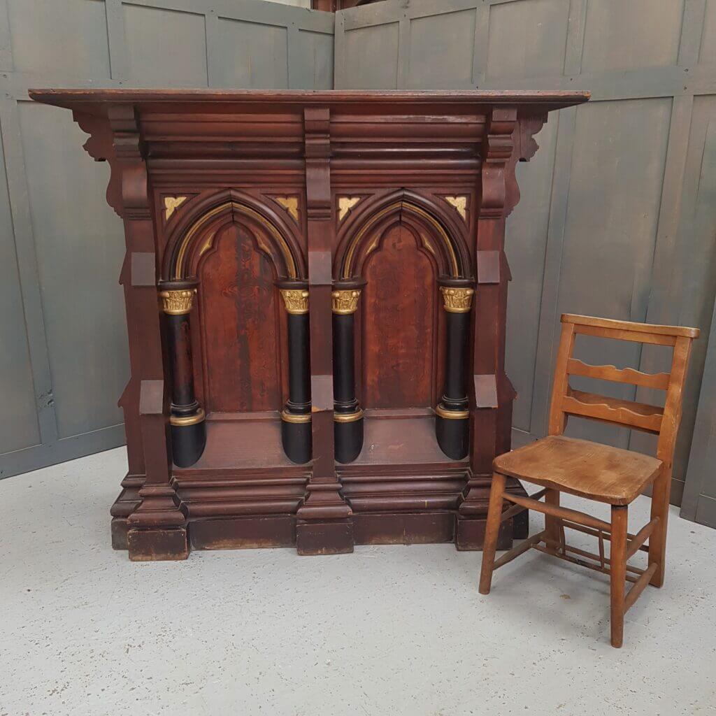 Monumental Victorian Antique Gothic Lectern Reading Desk (SOLD ...