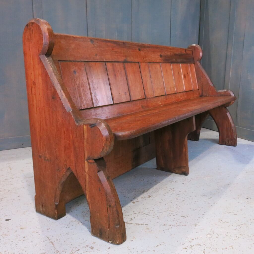Kingston Antique Pine T&G 'First Pew' with Large Back Panel (SOLD ...