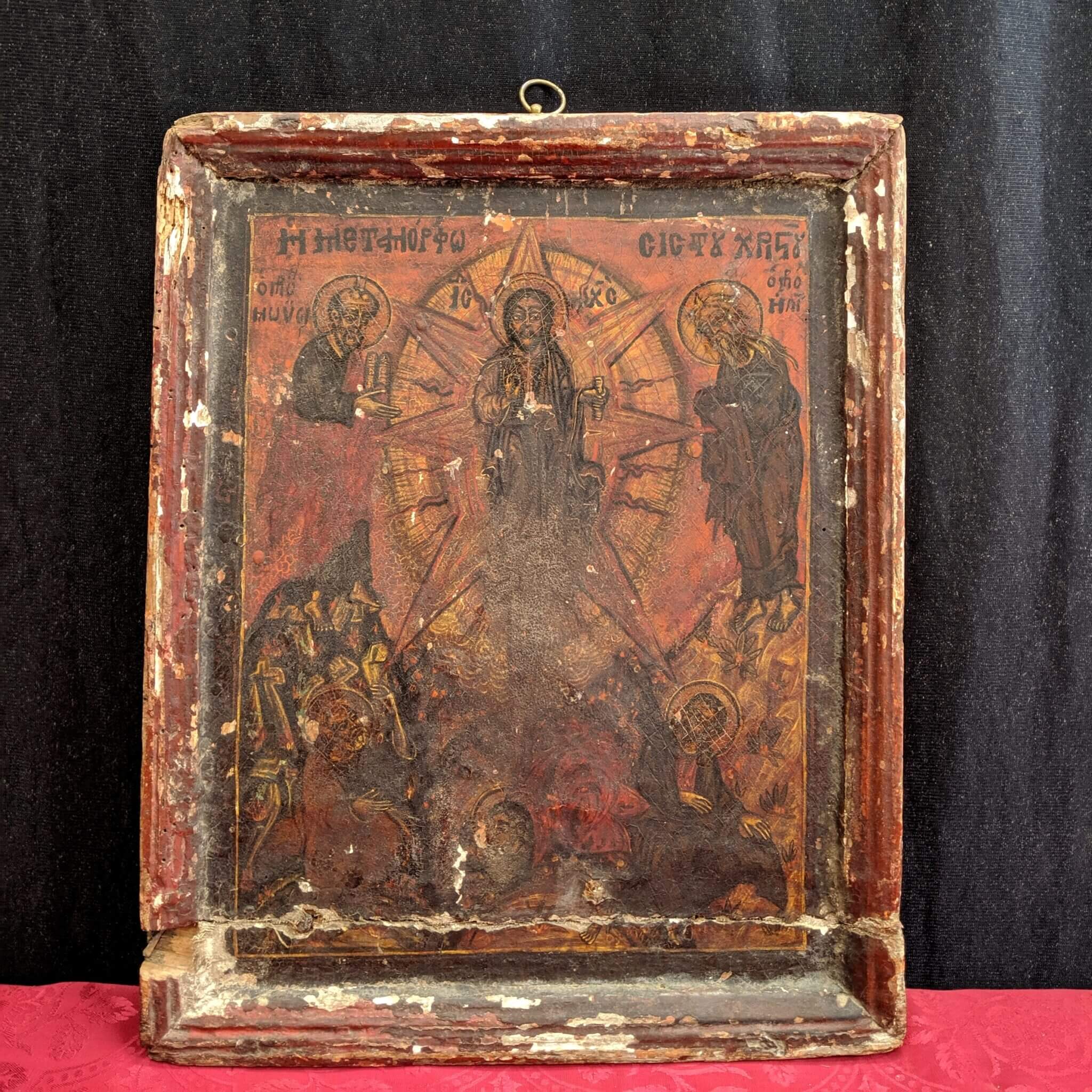 Early 18th Century Greek/Byzantine Icon 'Metamorphosis of Christ' (SOLD ...