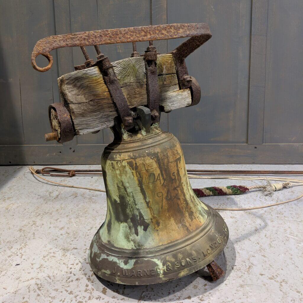 Full Size Antique 1879 Bronze Church Bell from St Bartholomew's ...