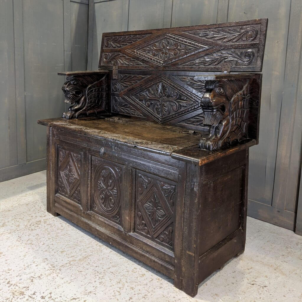 'The Godfather' of Monks Benches with 18th Century Elements, Huge ...