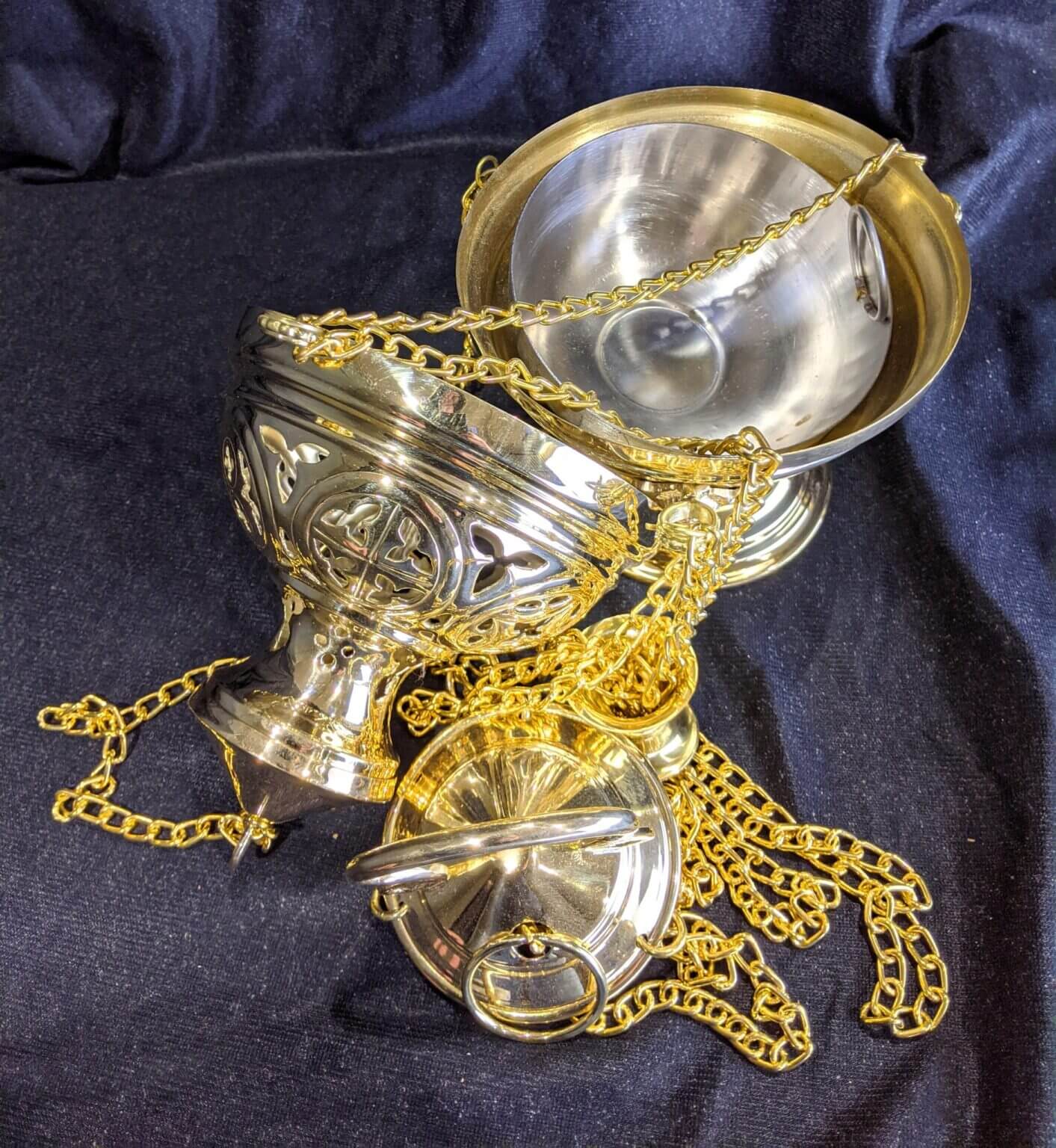 Heavy Brass Gothic Styled Incense Burner Censer Thurible (ON LOAN ...