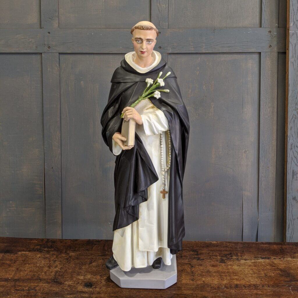 Medium to Large Recently Restored Religious Statue of St Dominic (SOLD ...