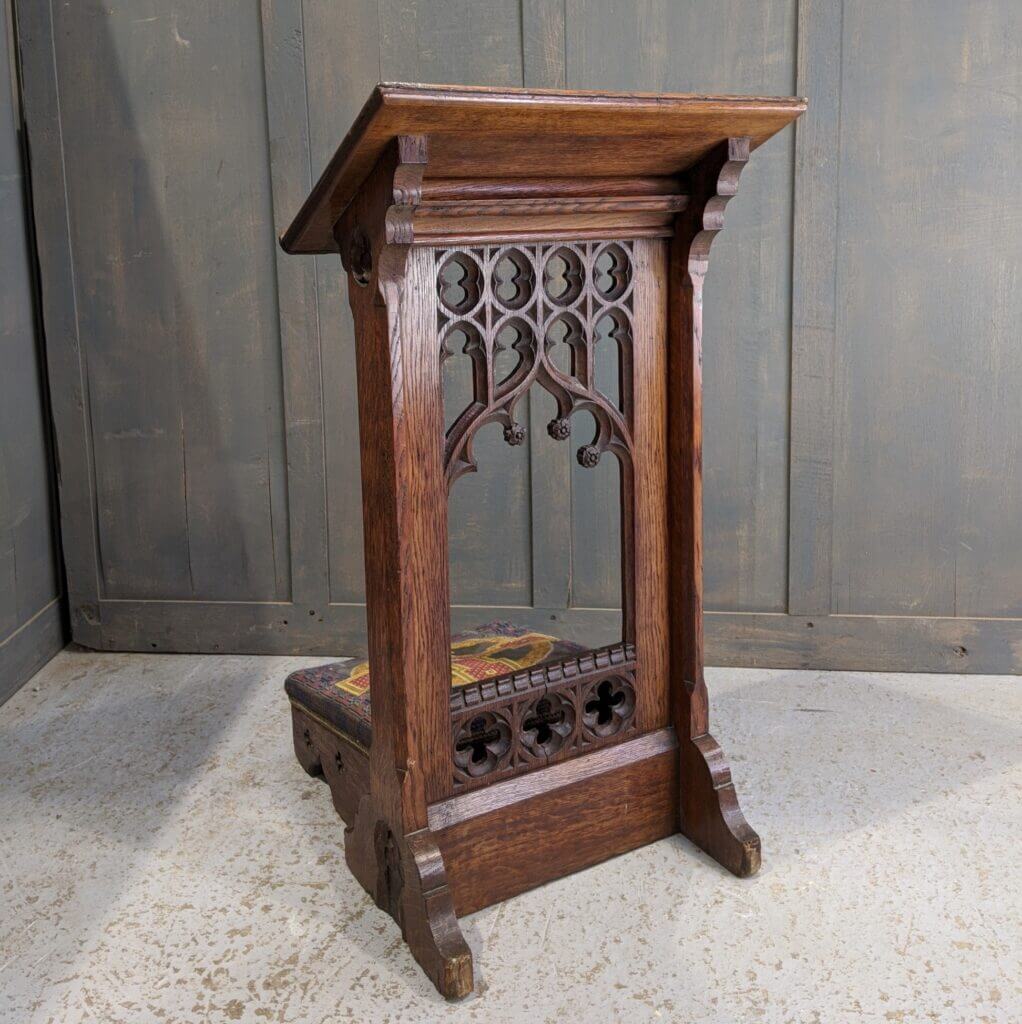 Unique Opportunity - One of Two Antique Gothic Prayer Desks Prie Dieu ...