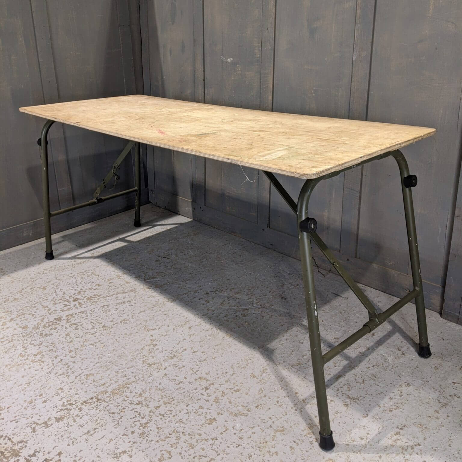 Army Folding Table from St George's Church, Hounslow (SOLD) - Antique ...