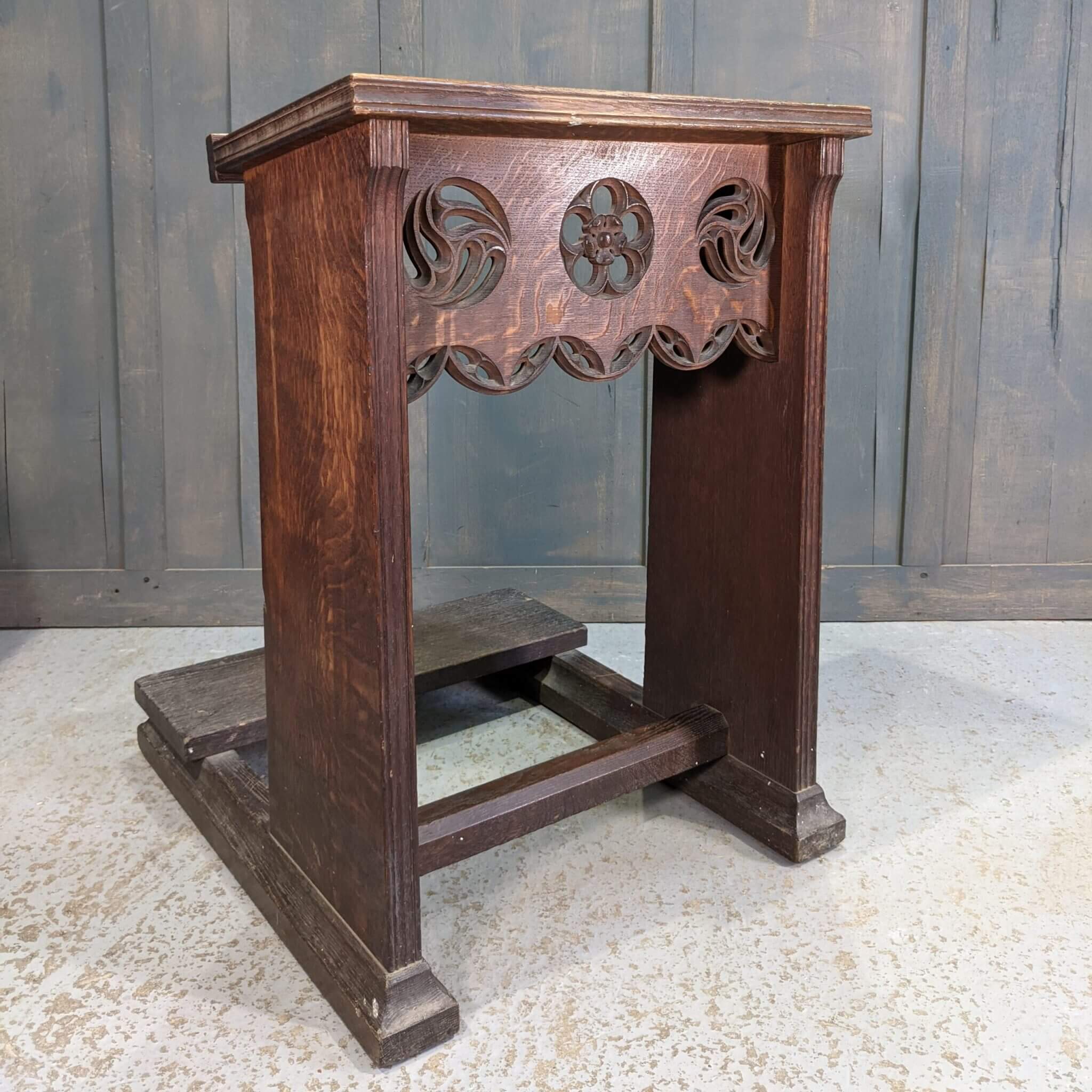 Prayer Desks, Prie Dieux & Kneelers - Antique Church Furnishings