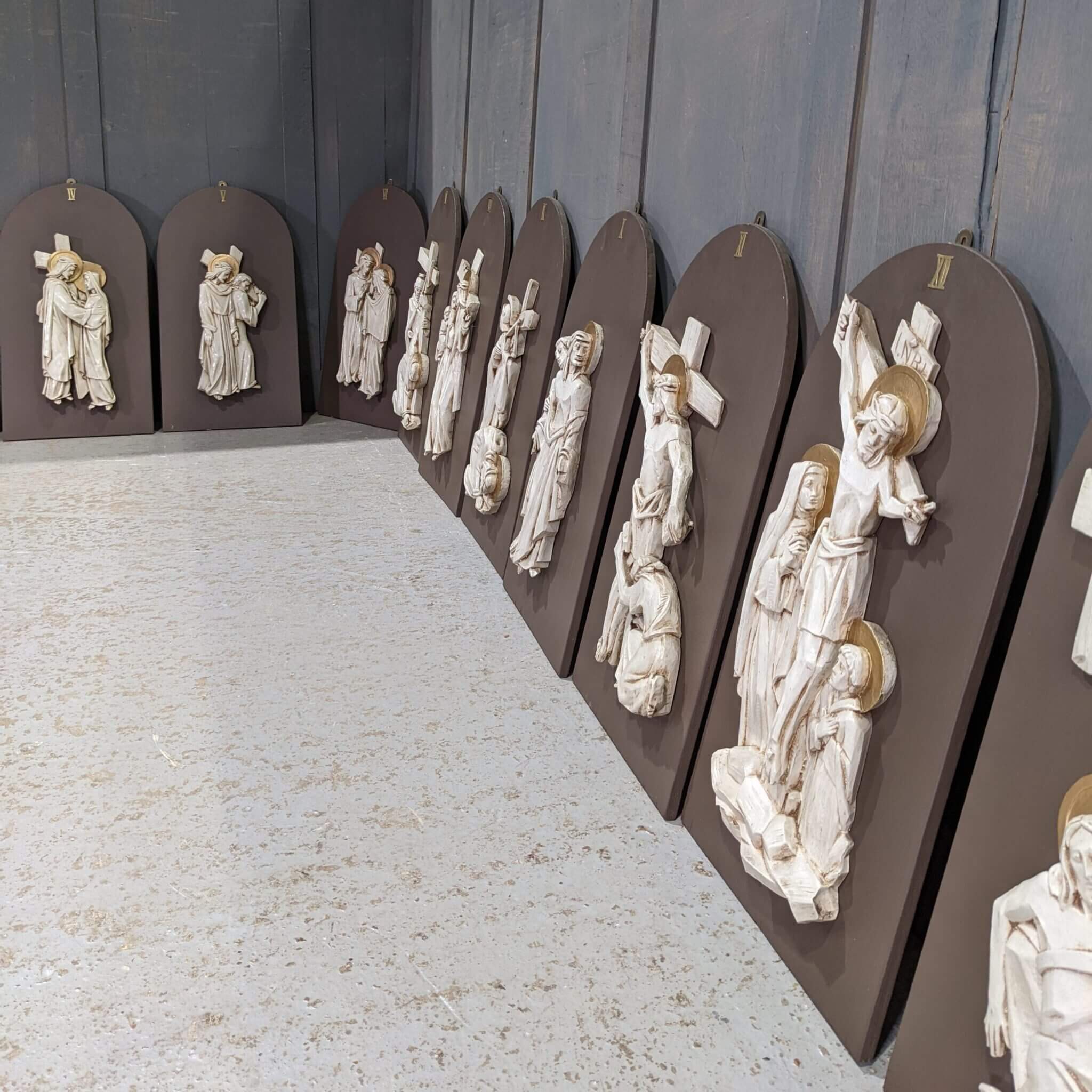 Set of 14 Modern Stations of the Cross from St George's Preston (SOLD ...