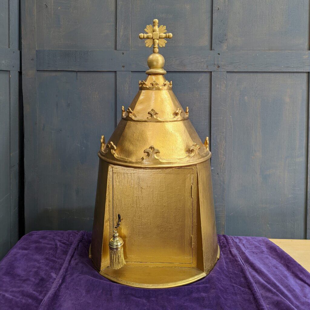 Unusual & Striking Golden Conical Vintage Tabernacle with Key (SOLD ...
