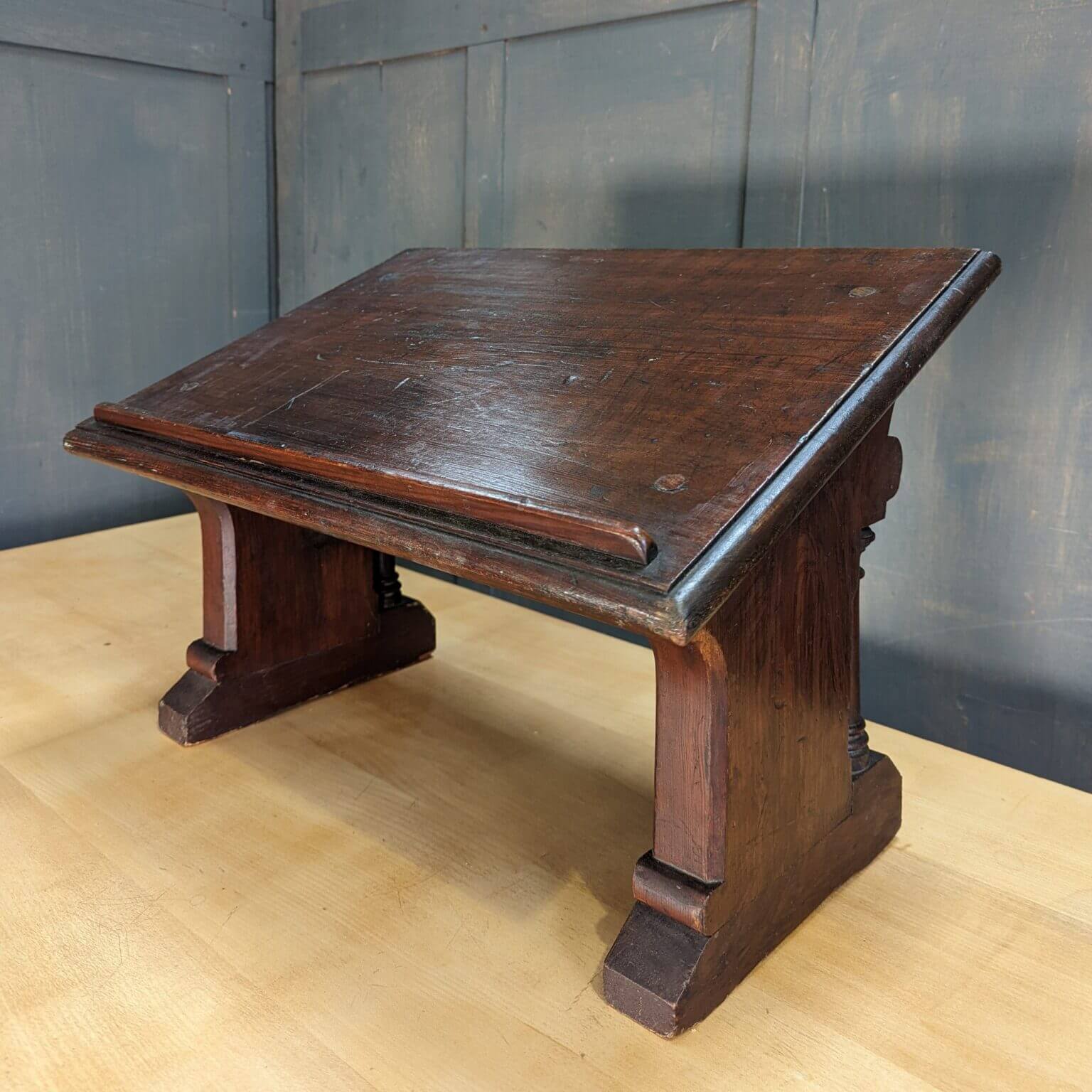 Heavy Victorian Gothic Pitch Pine Missal Book Stand (SOLD) - Antique ...