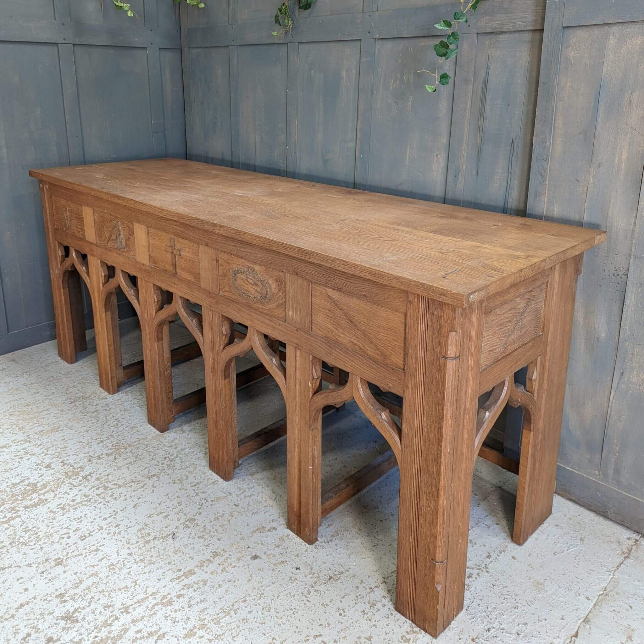 Altars, Communion & Credence Tables Archives - Antique Church Furnishings