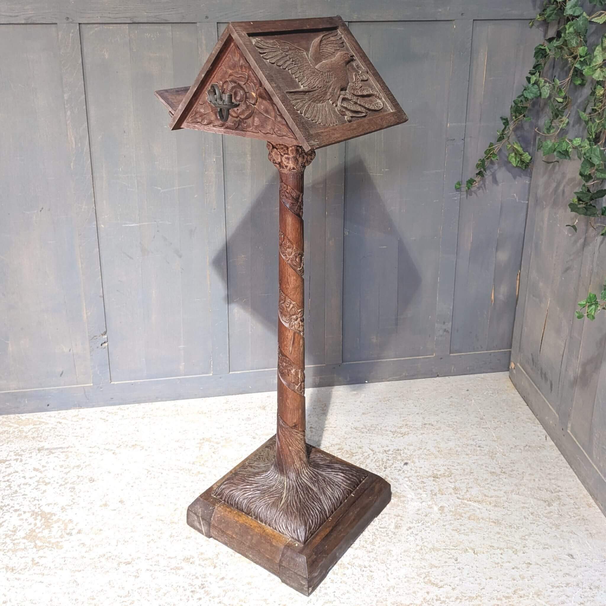 Lecterns, Reading Desks & Missal Stands - Antique Church Furnishings