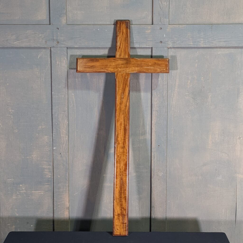 Medium to Large Teak Post War Plain Wall Hanging Cross (SOLD) - Antique ...