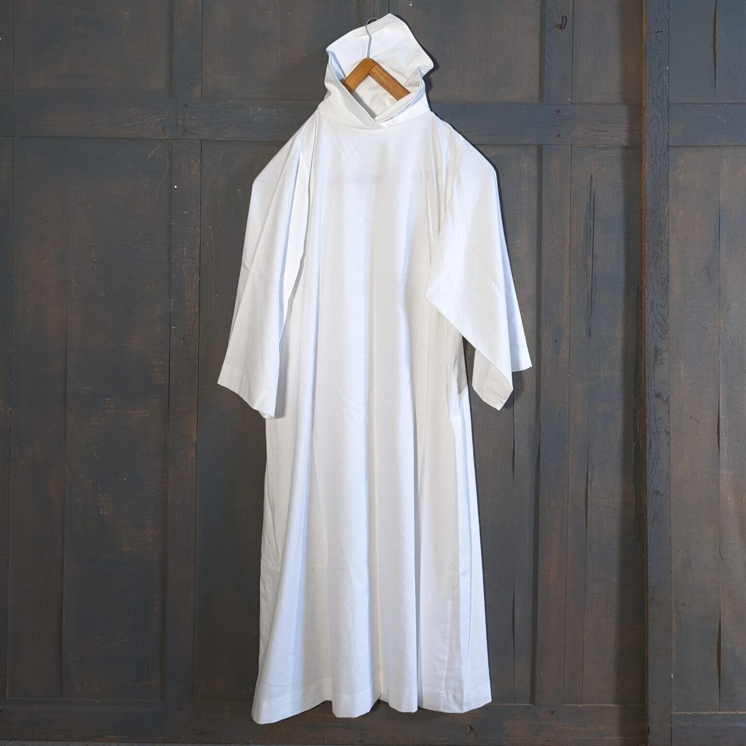 Traditional Style Cotton Alb with Fake Hood (SOLD) - Antique Church ...
