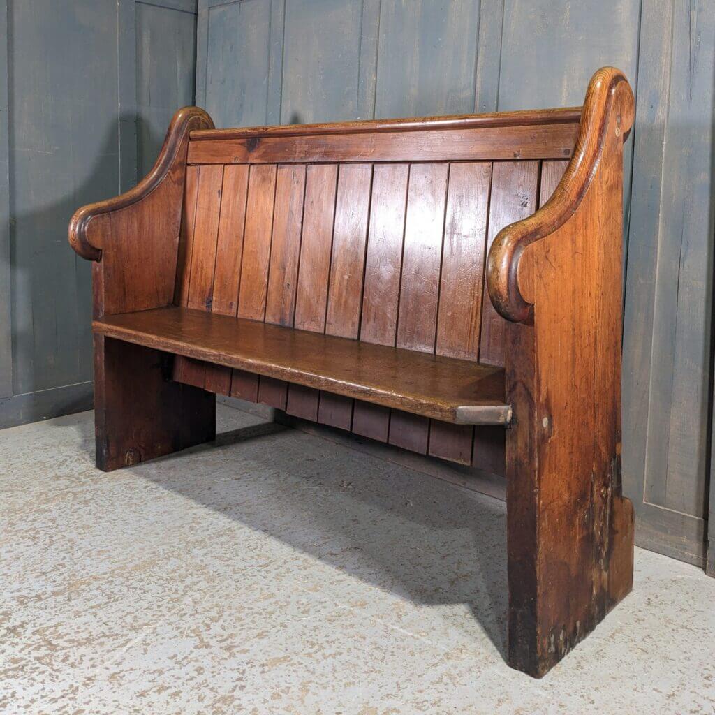 Harleston URC 1890's Pitch Pine High Back Gallery Church Chapel Pews ...
