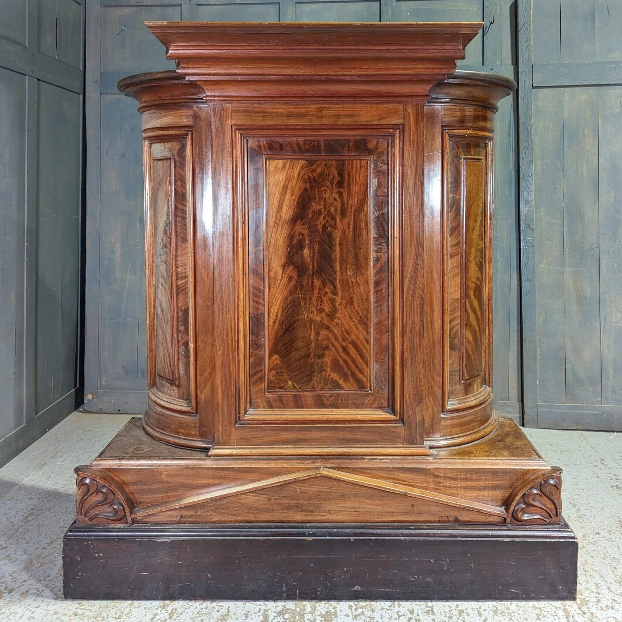 West Runton William IV Antique Mahogany Pulpit Rostrum (SOLD) - Antique ...