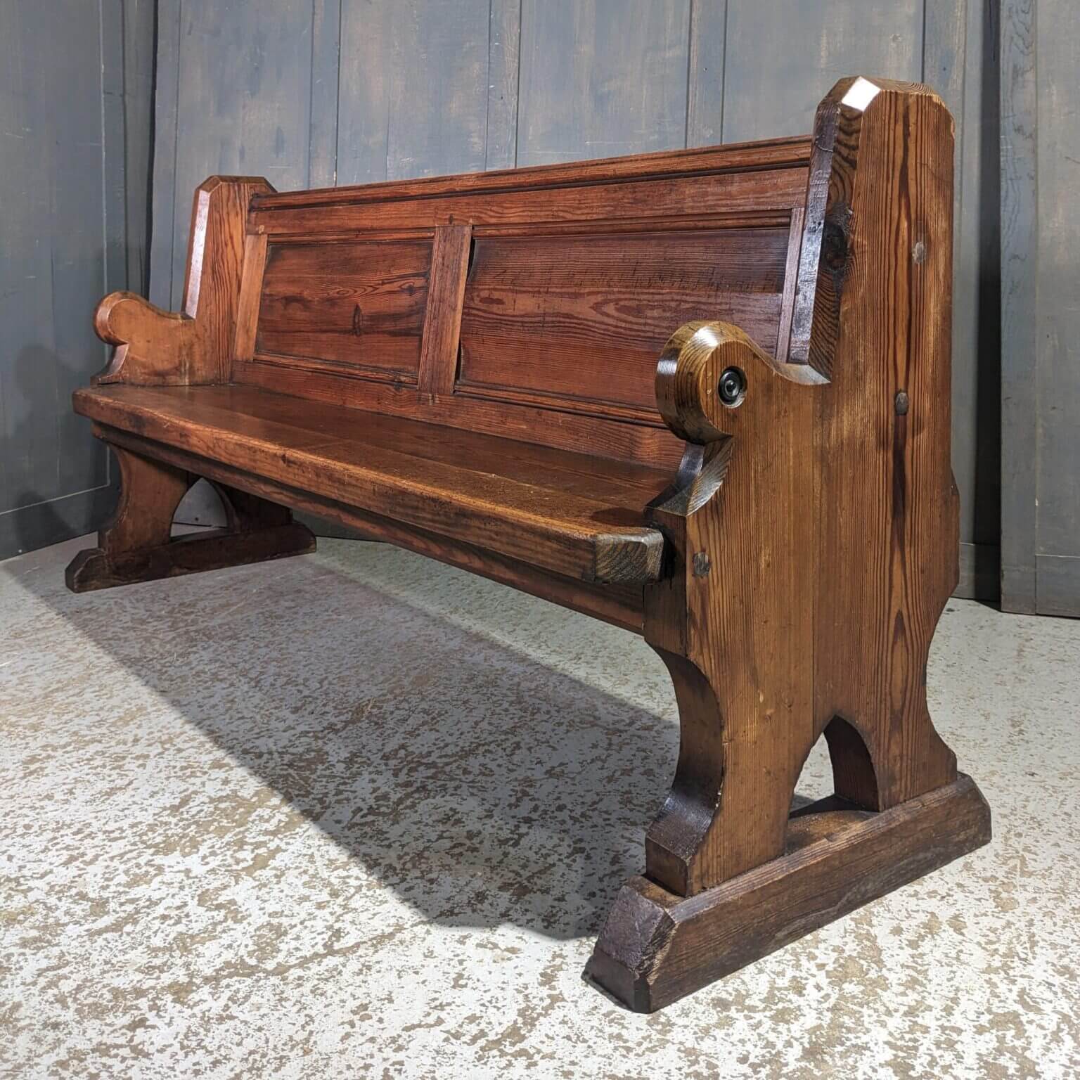 Heavy Steel & Decorative Deal 1970's Vintage Church Benches from ...