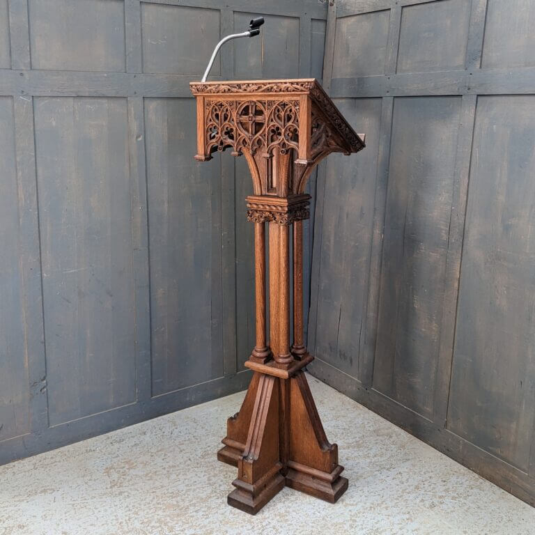 Lecterns, Reading Desks & Missal Stands Archives - Antique Church ...
