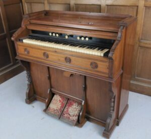 Metzler Antique Mahogany Church Harmonium Small Piano Organ (SOLD ...