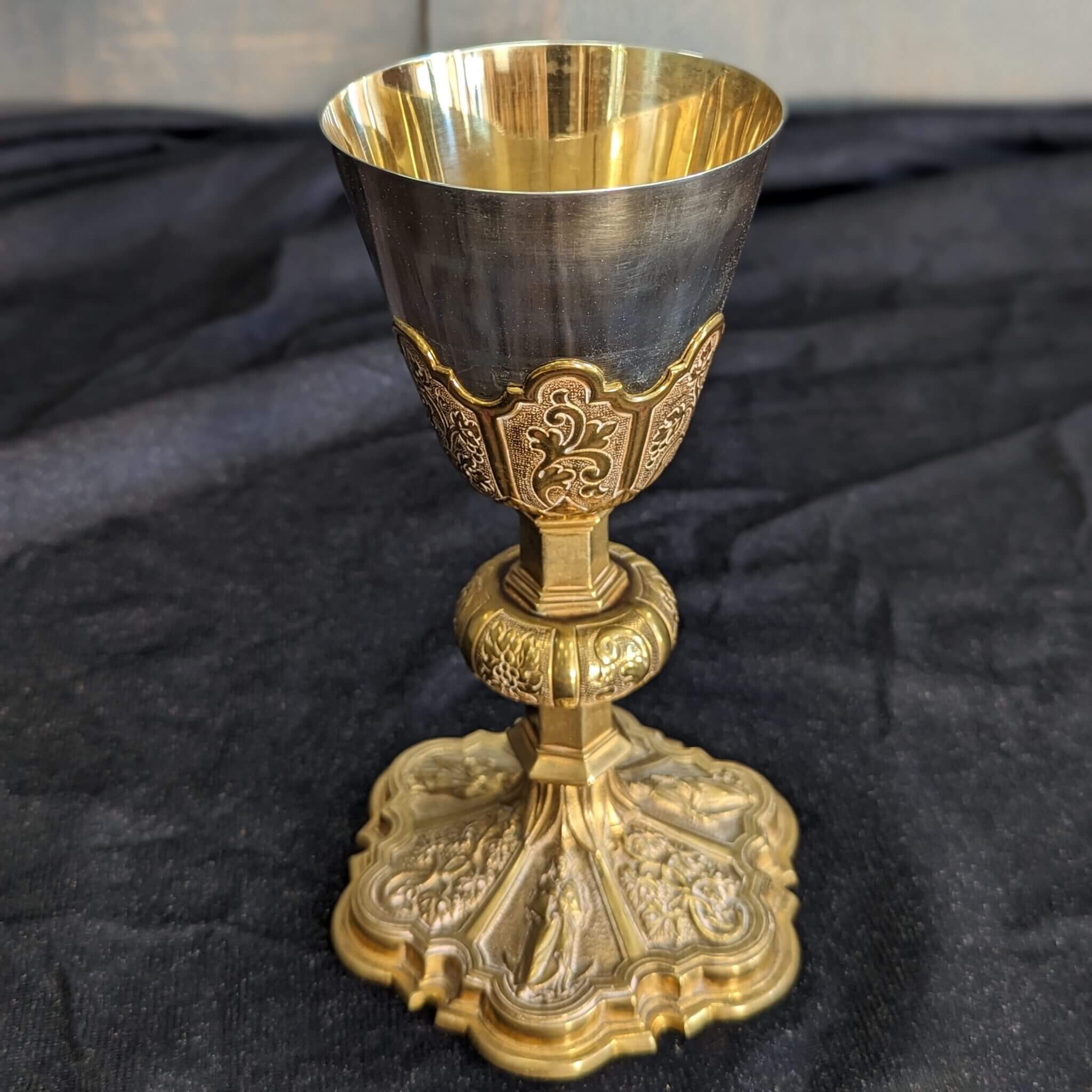 WW2 London Medium Size Solid Silver Church Communion Chalice