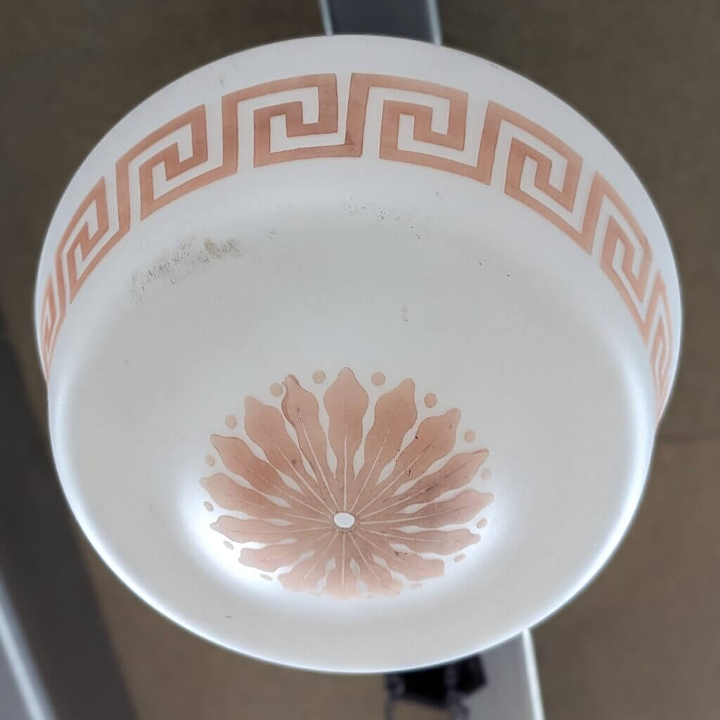 Early 20th Century Opaline Church Lights with Greco Roman Design ...