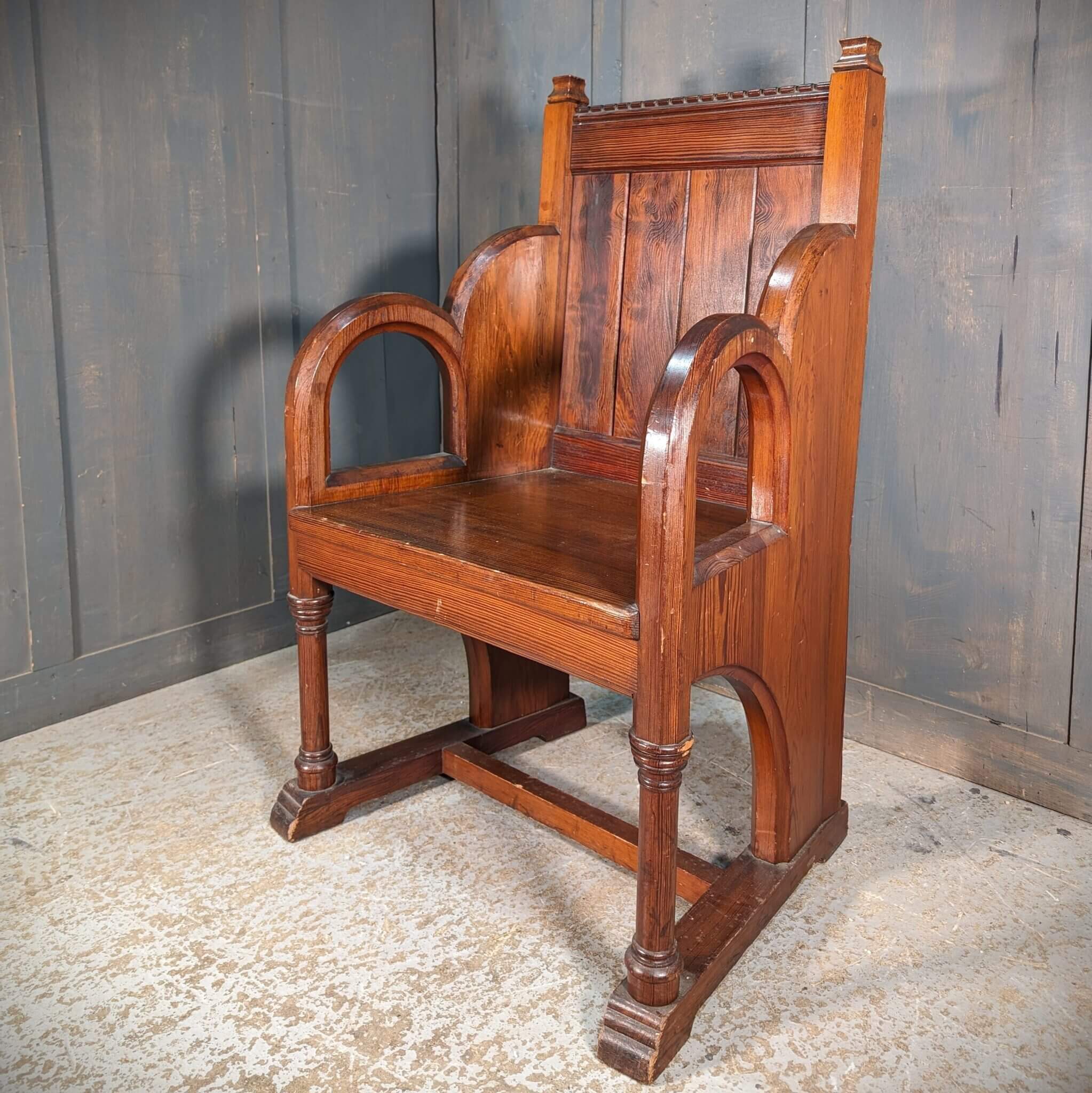Clergy Chairs - Antique Church Furnishings