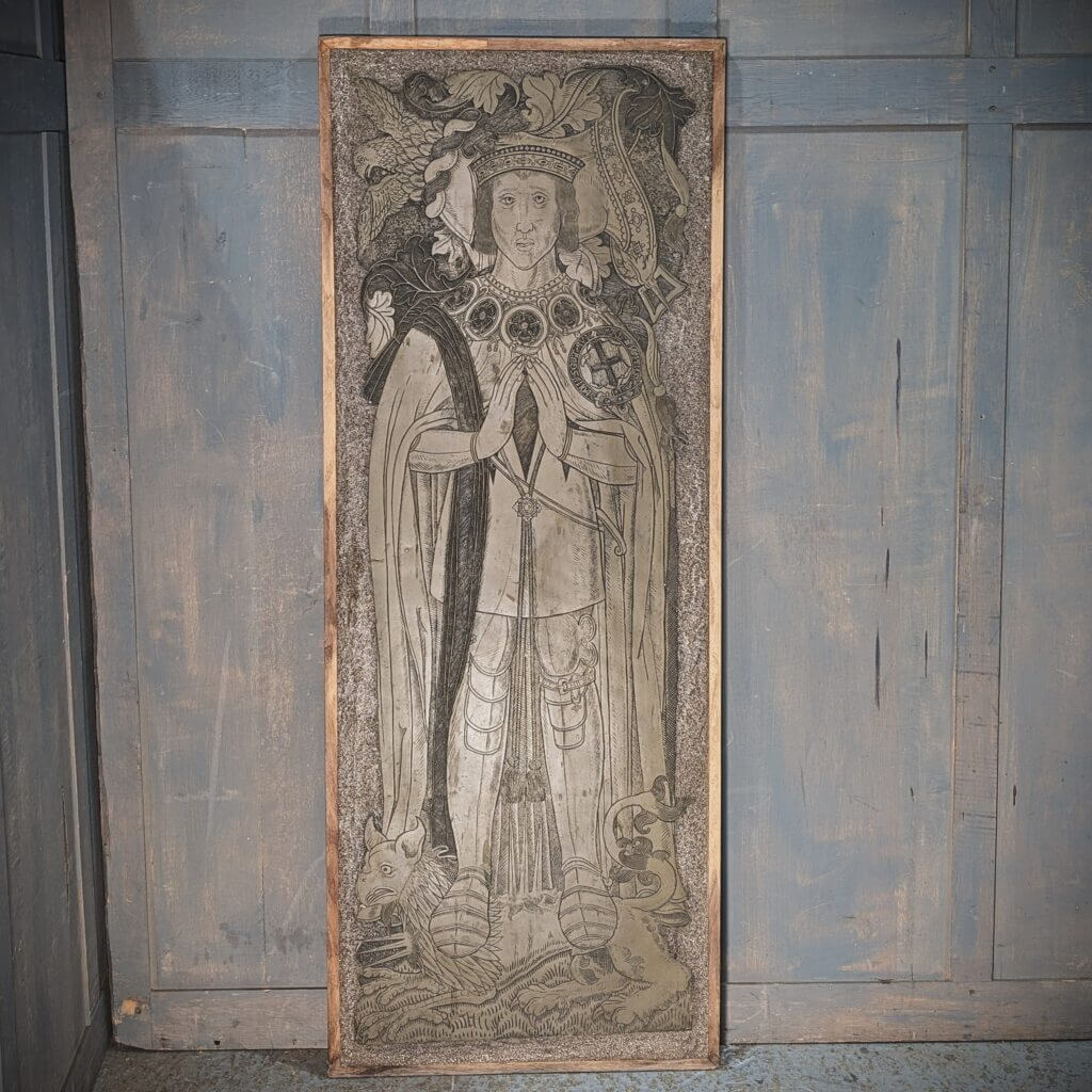 Life Size Very Realistic Faux Church Brass Tomb Plaque for Thomas ...