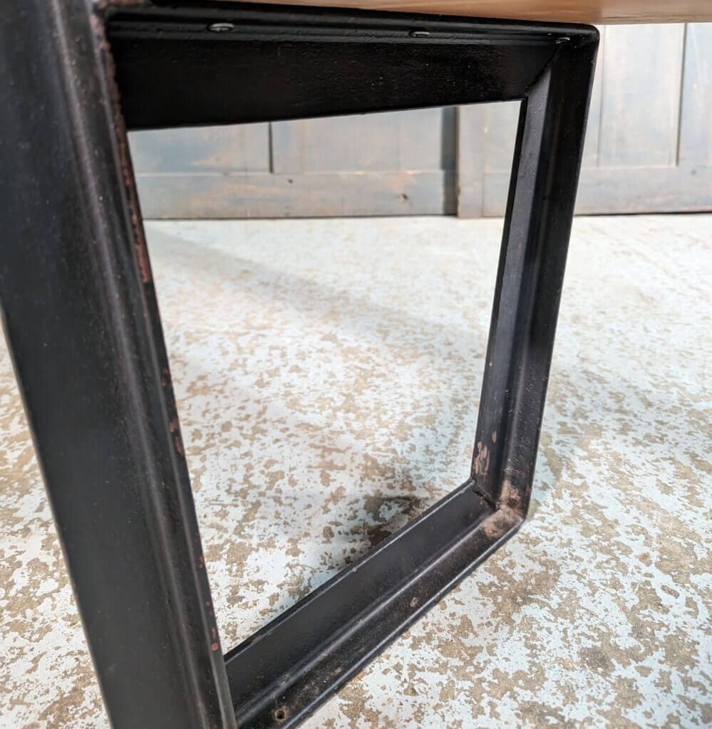 Heavy Steel & Decorative Deal 1970's Vintage Church Benches