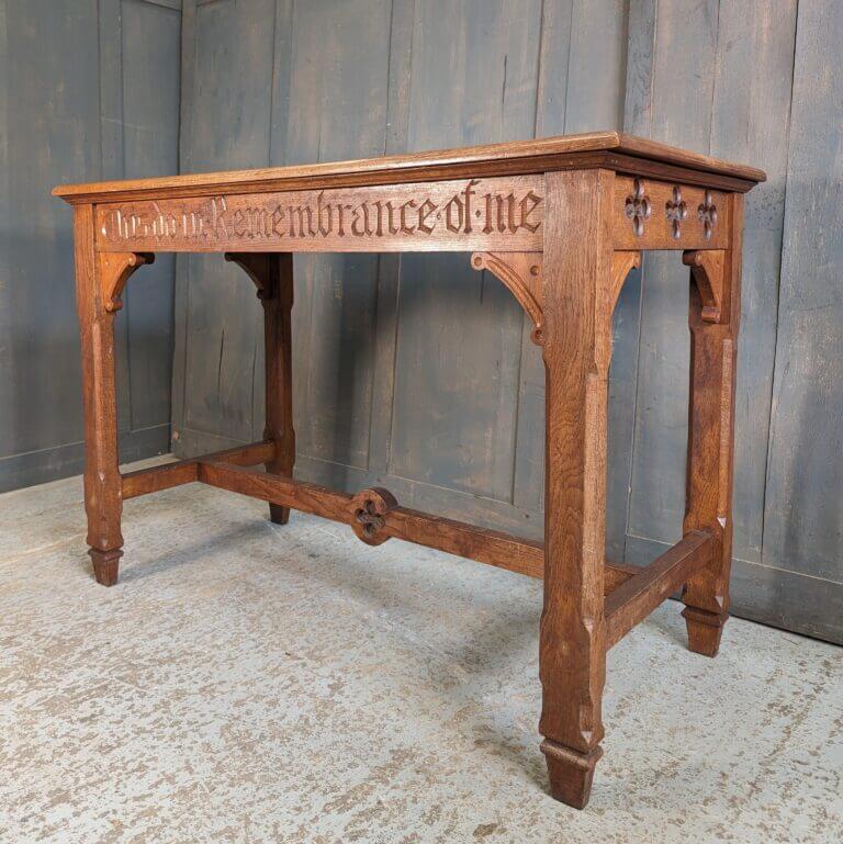 Altars, Communion & Credence Tables - Antique Church Furnishings