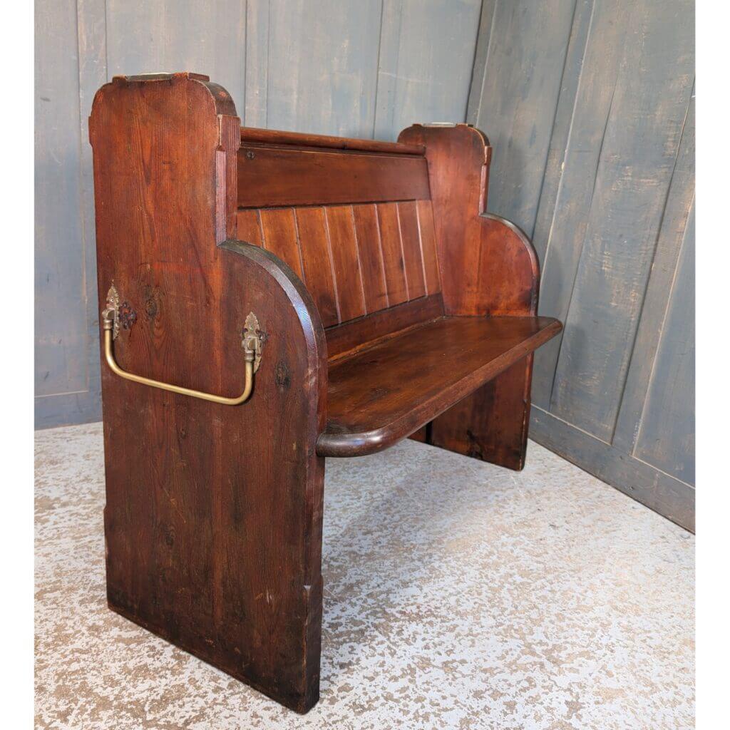 Winchester Antique Pine Church Chapel Pew Bench